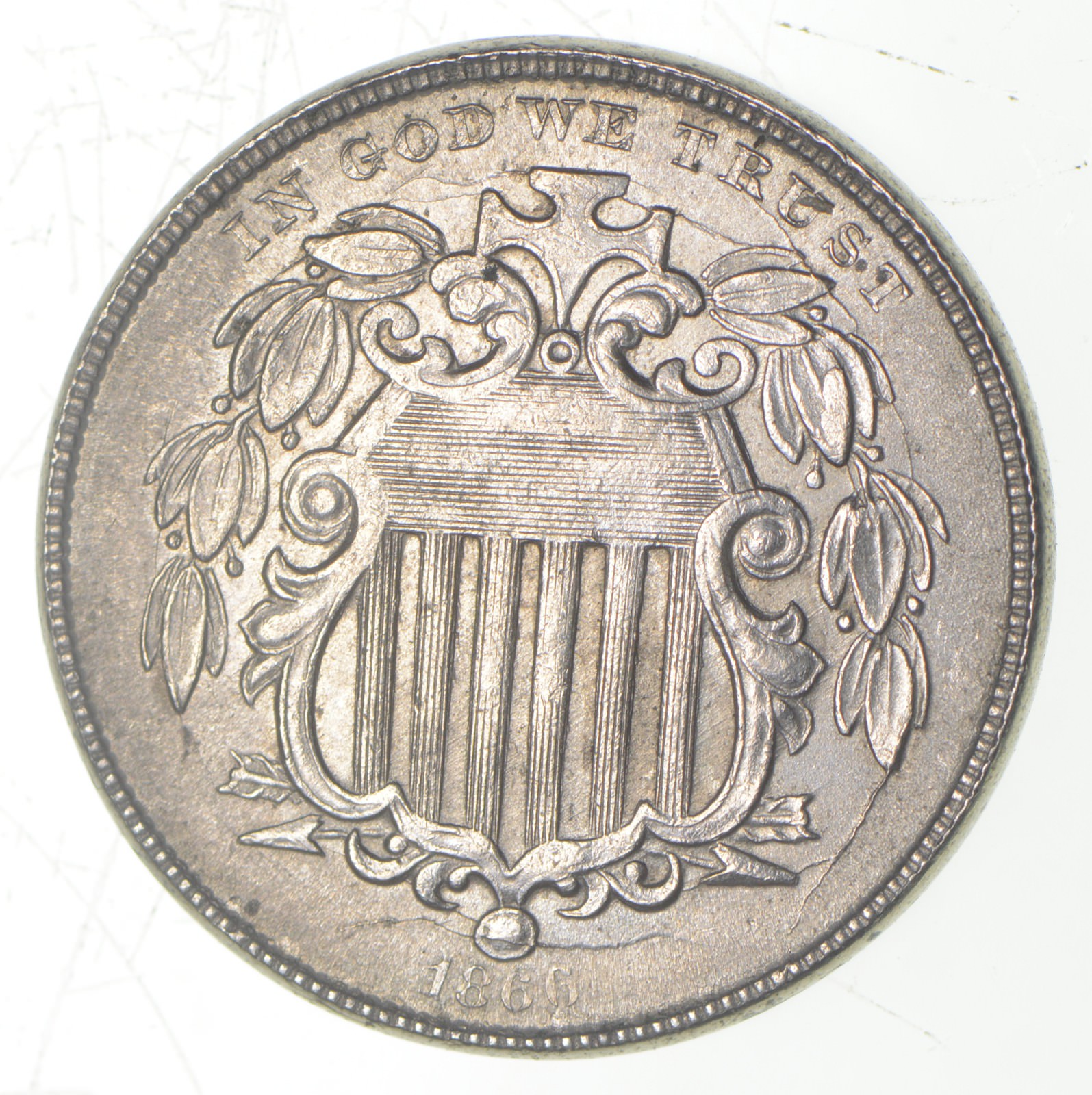 1866 Shield Nickel | Property Room