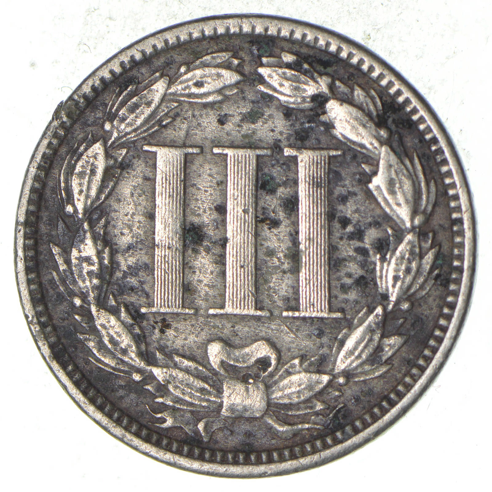 1868 - ***3***THREE***Cent Piece*** - US Type Coin | Property Room