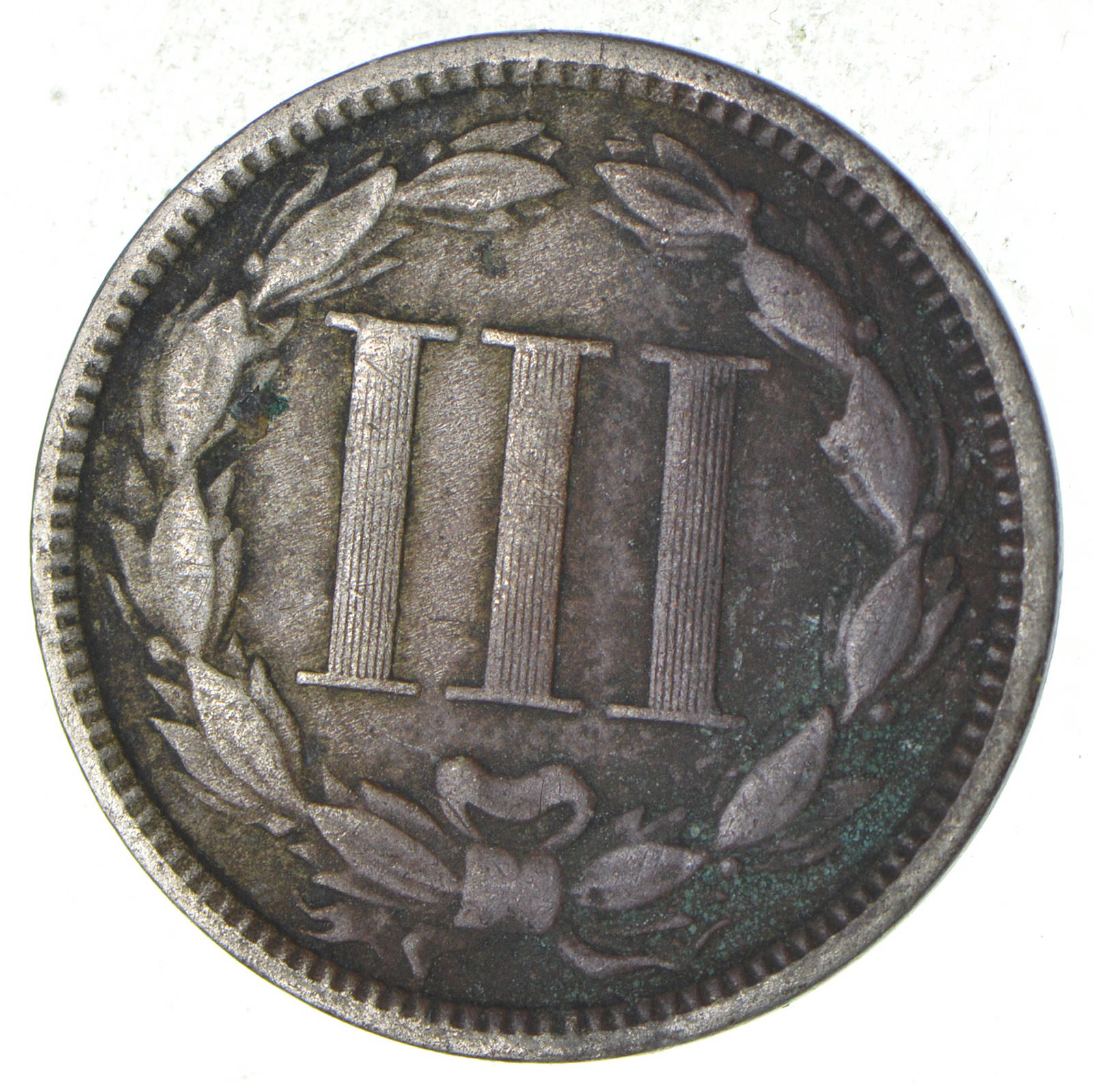 1868 - ***3***THREE***Cent Piece*** - US Type Coin | Property Room