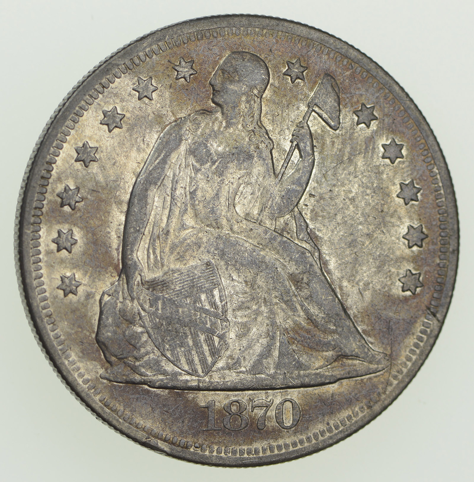 1870-CC Seated Liberty Silver Dollar - Circulated | Property Room