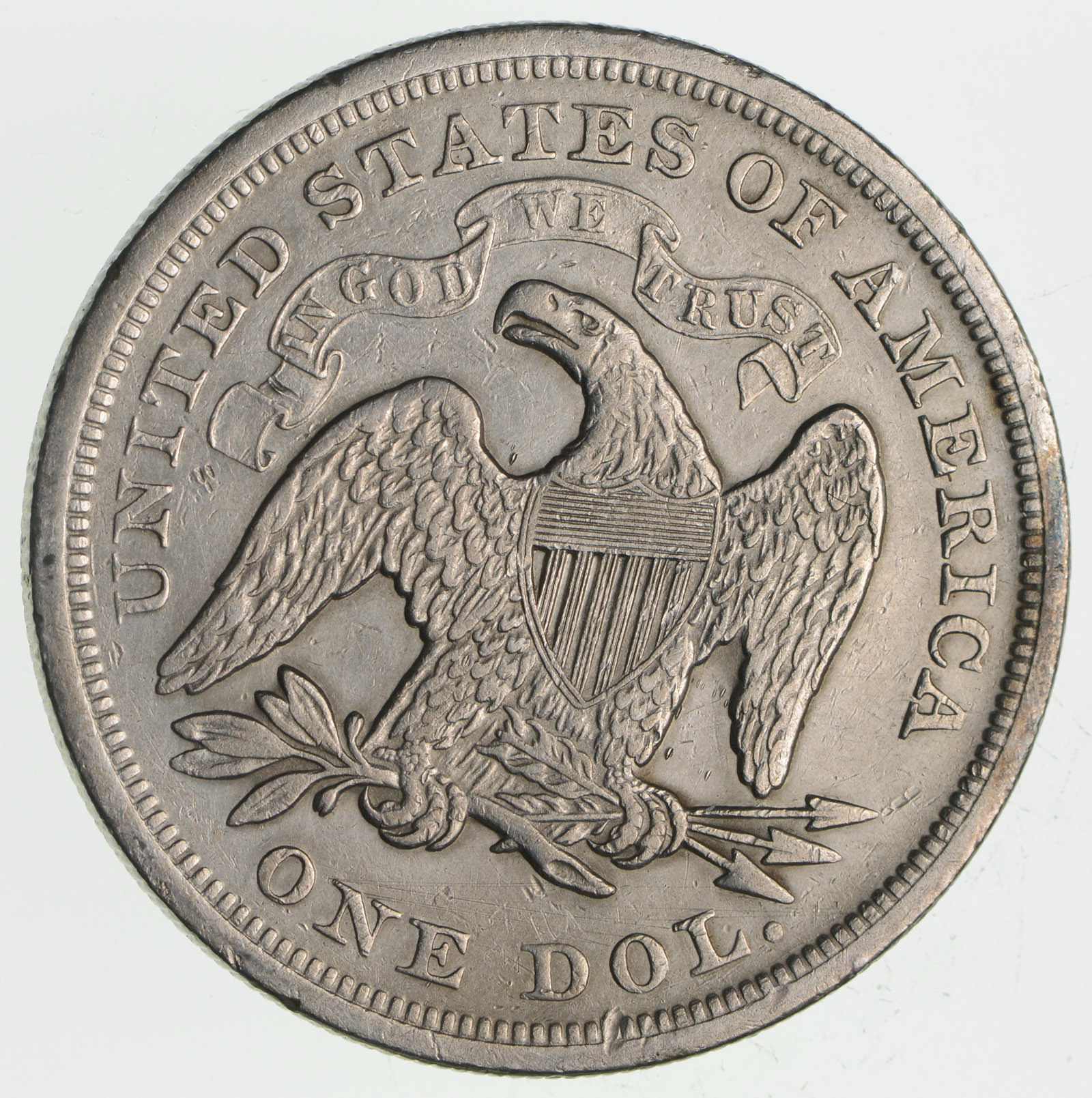 1871 Seated Liberty Silver Dollar- Near Uncirculated | Property Room