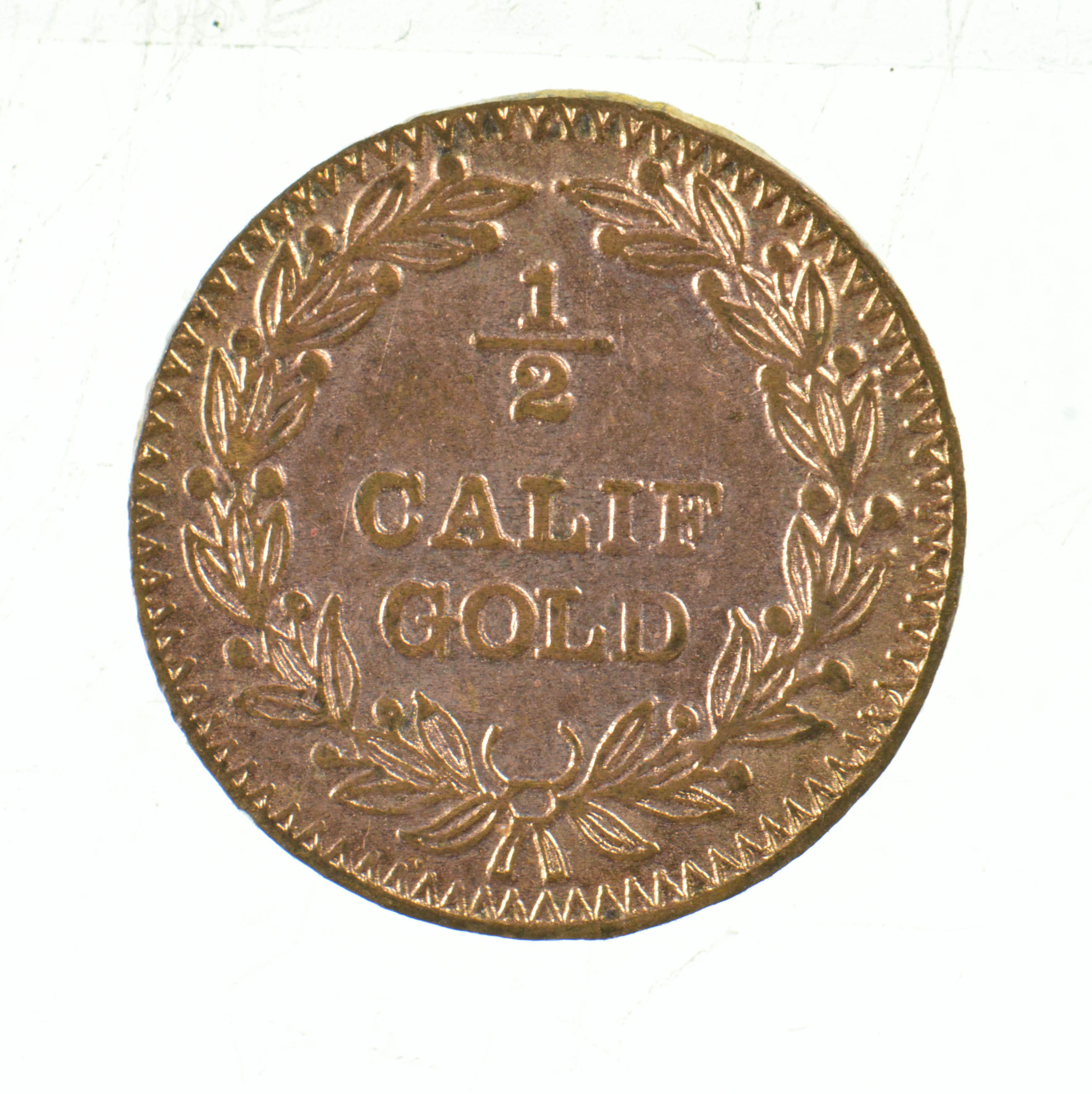 1872 Indian Head Round California Gold Rush Souvenir Token | Property Room