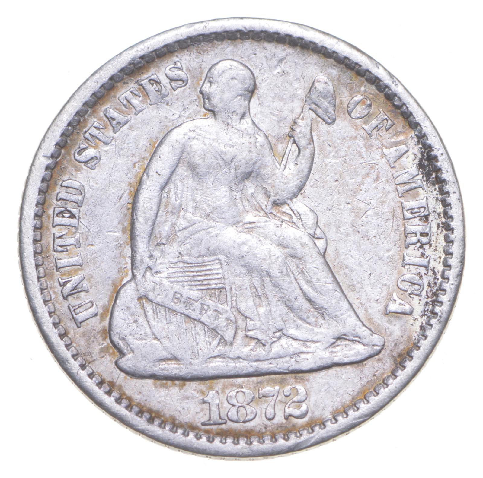 1872 Seated Liberty Half Dime - Charles Coin Collection | Property Room