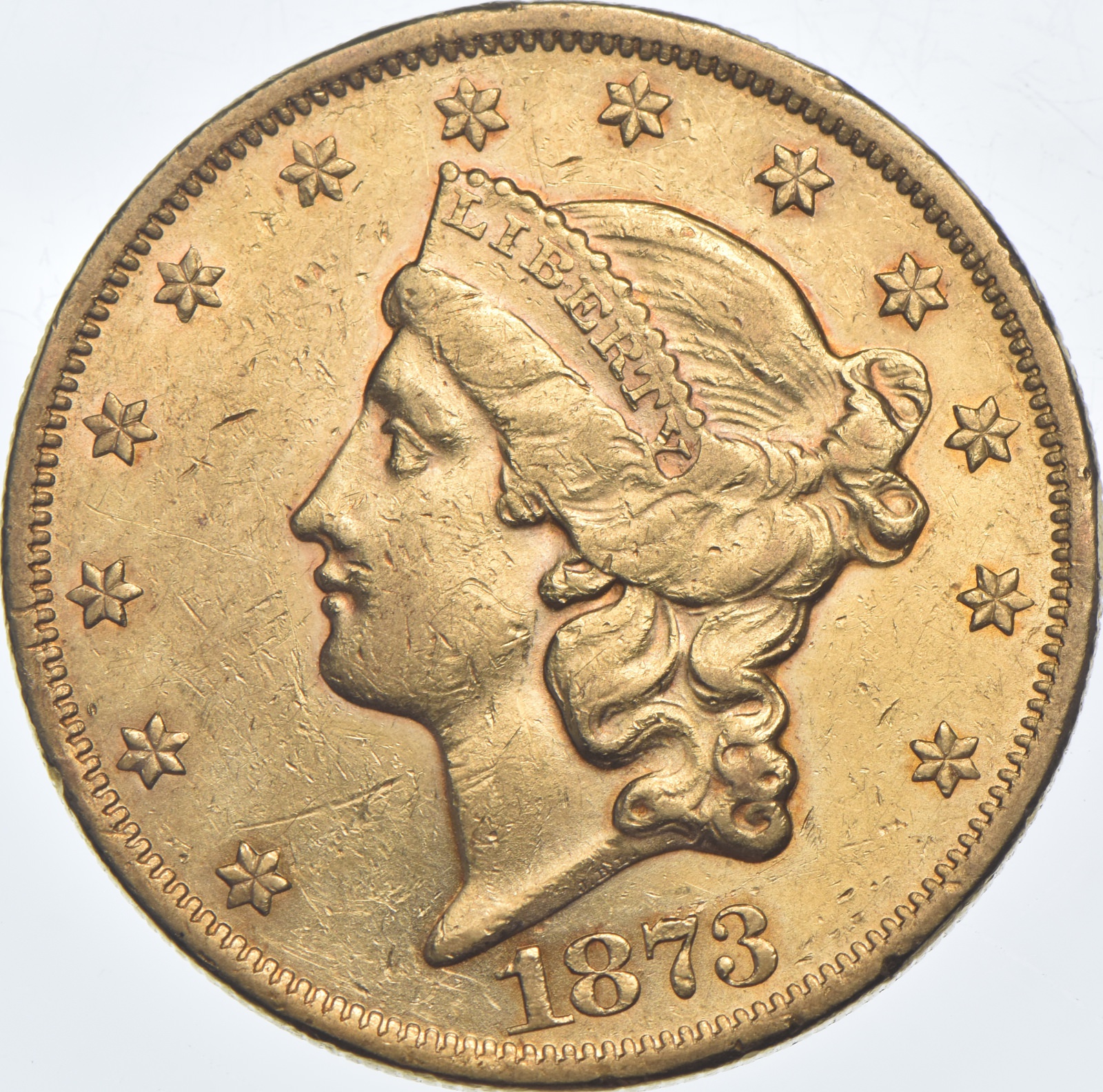 1873 $20 Liberty Head Gold Double Eagle | Property Room