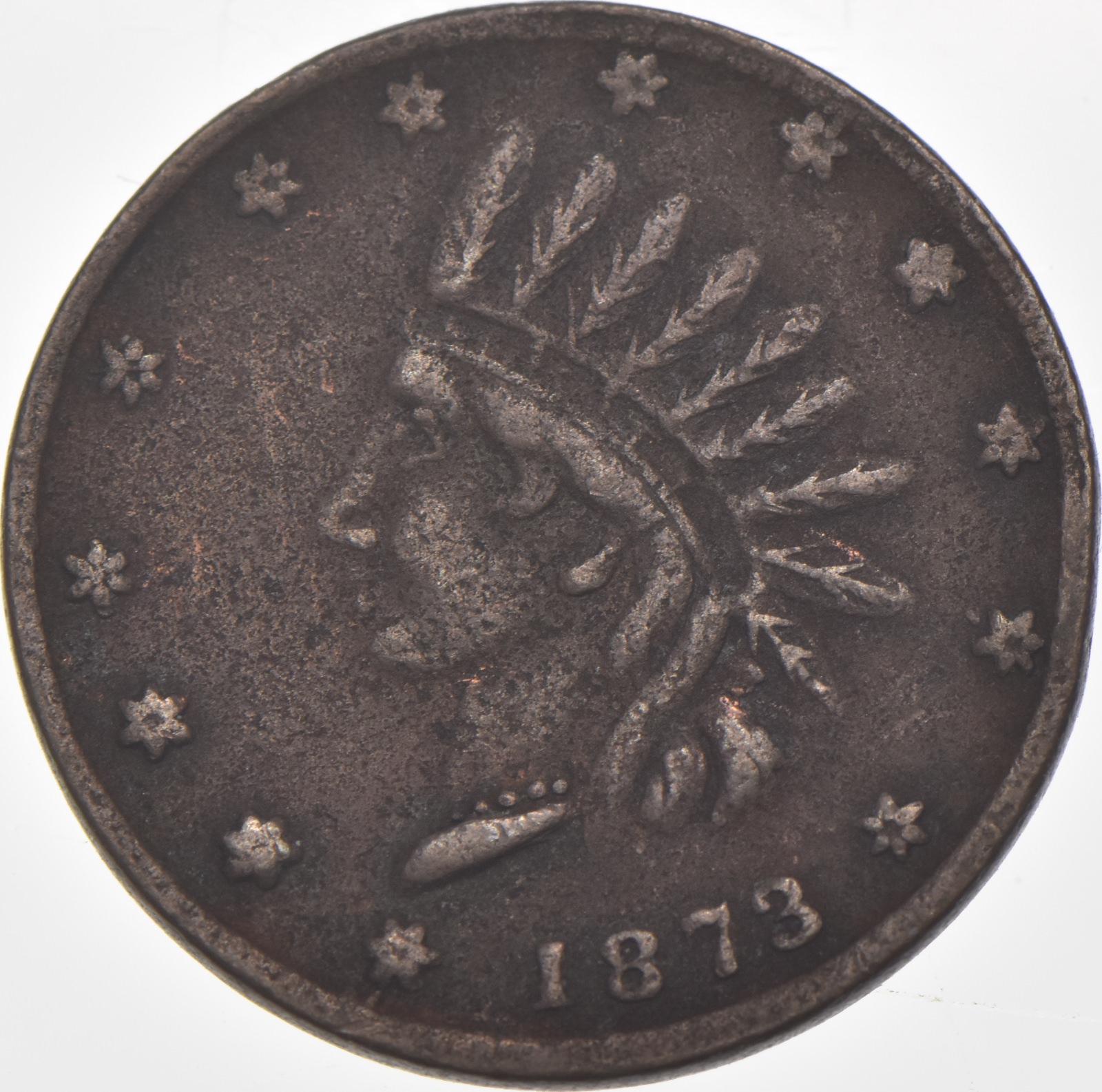 1873 James & French Civil War Token R-6 OH 170B | Property Room