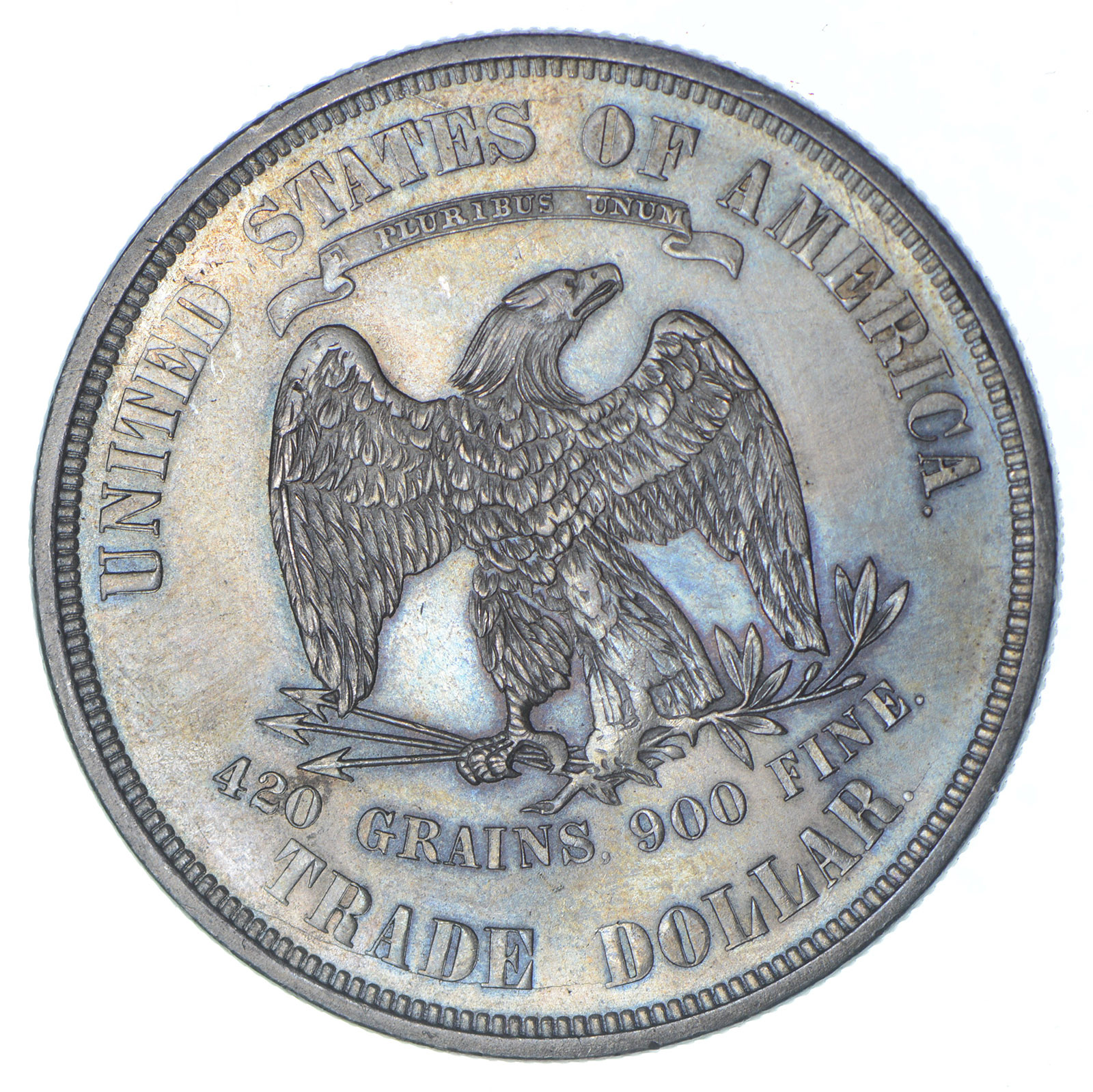 1873 Seated Liberty Silver Trade Dollar - Uncirculated | Property Room