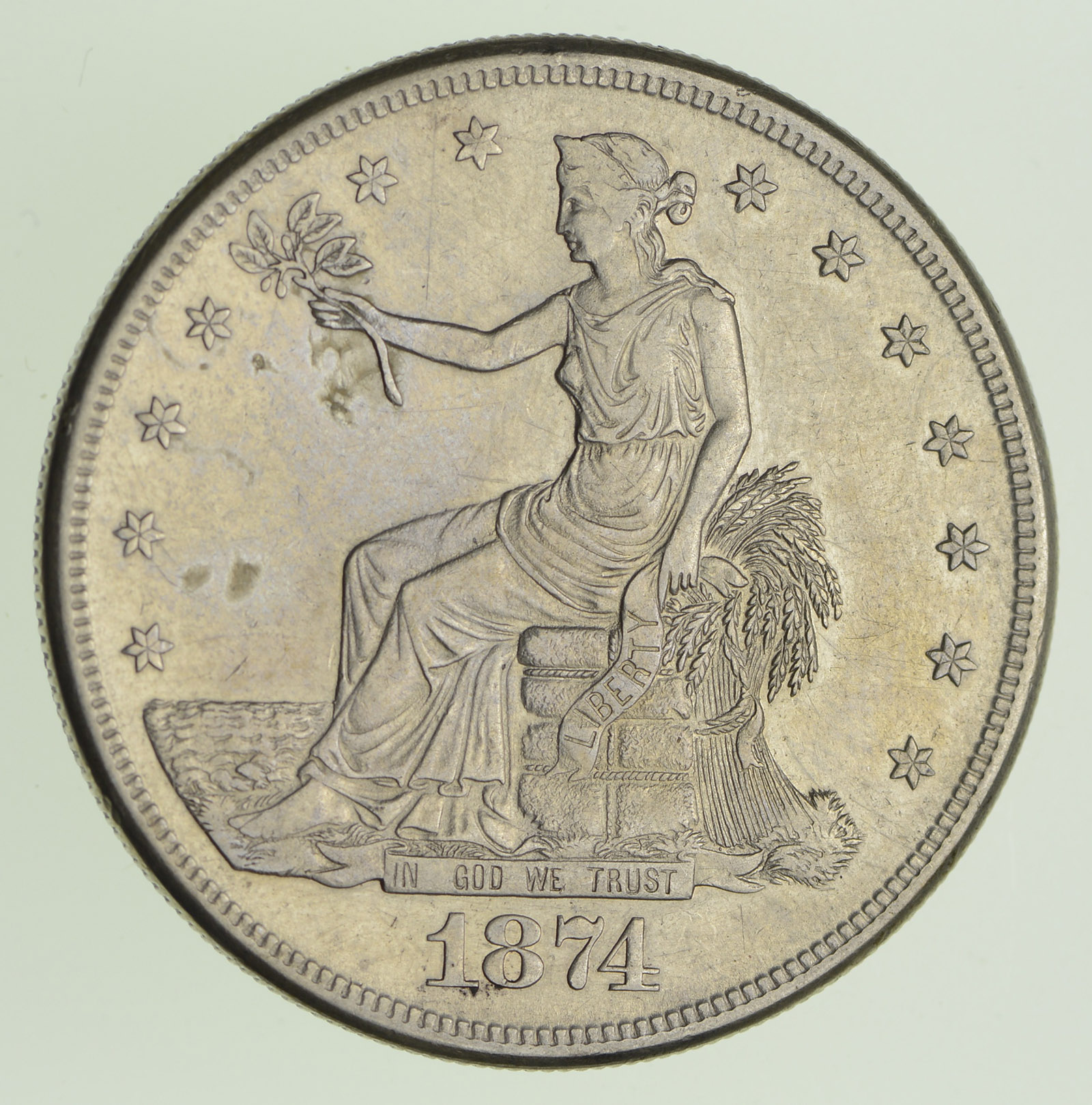1874-S Trade Silver Dollar Rare | Property Room