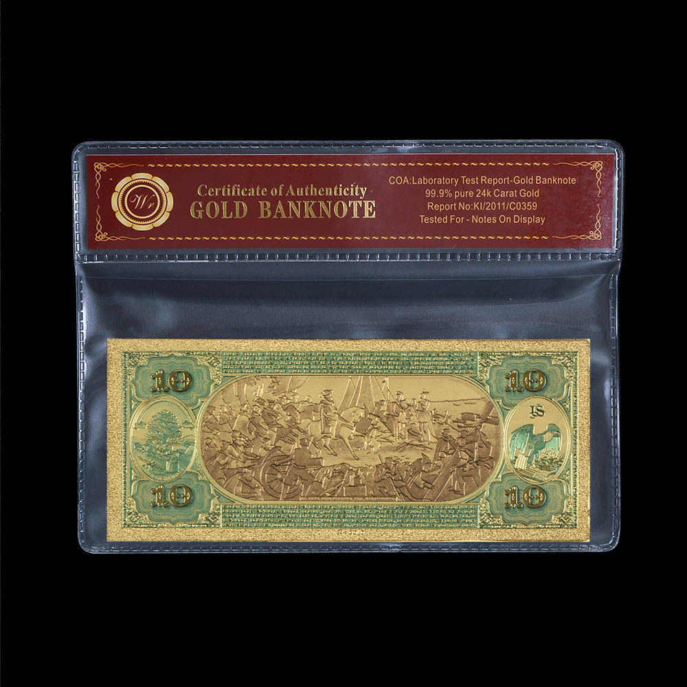 1875 - $10.00 National Currency - Replica Bank Note | Property Room