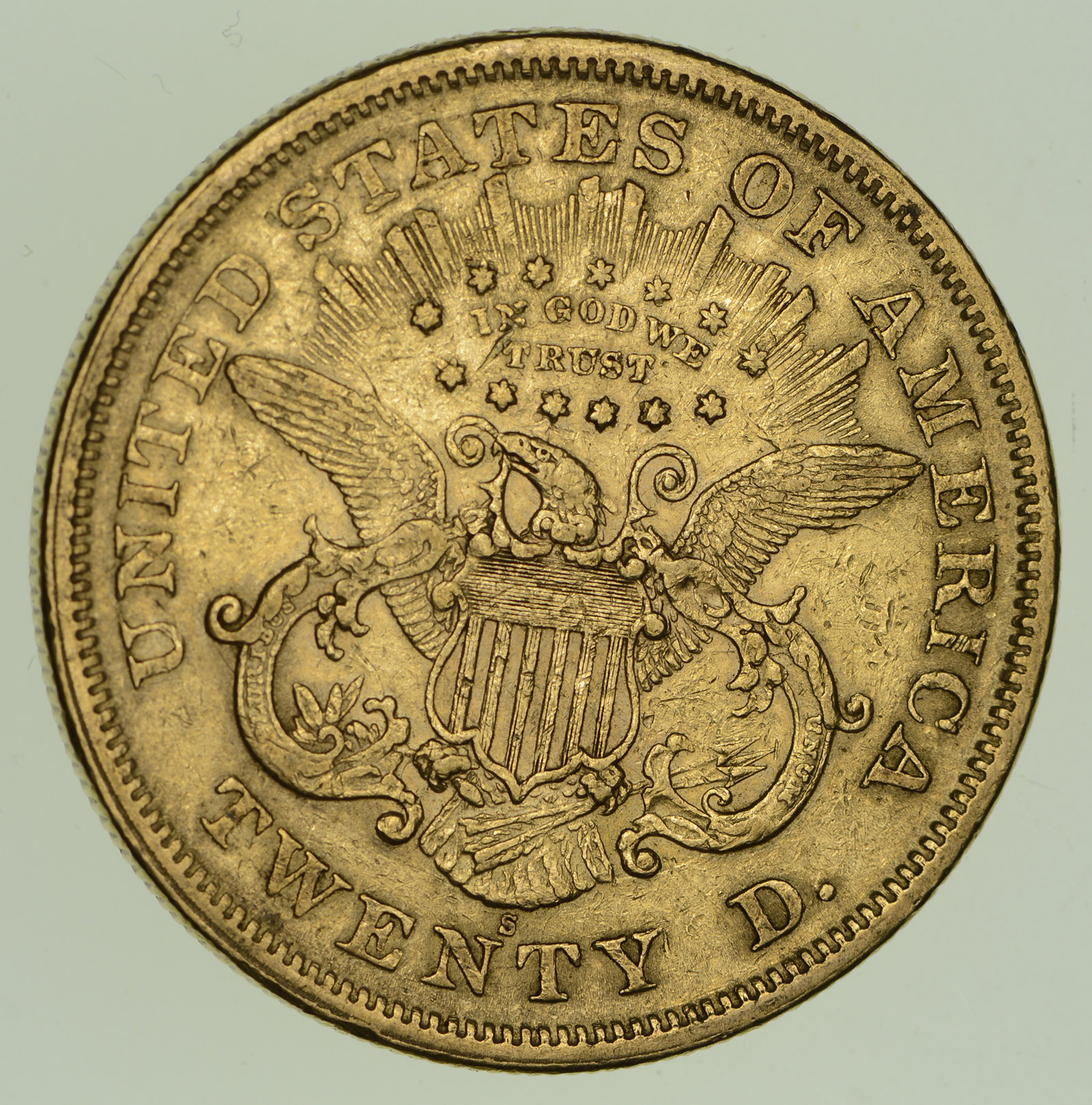 1875-S $20.00 Liberty Head Gold Double Eagle - Circulated | Property Room