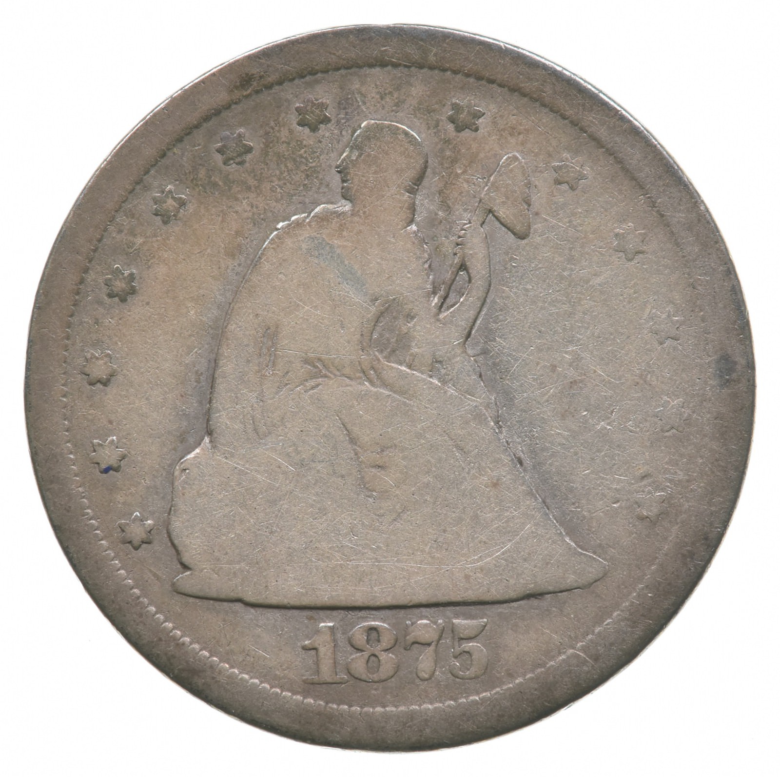 1875-S Seated Liberty Twenty-Cent Piece | Property Room