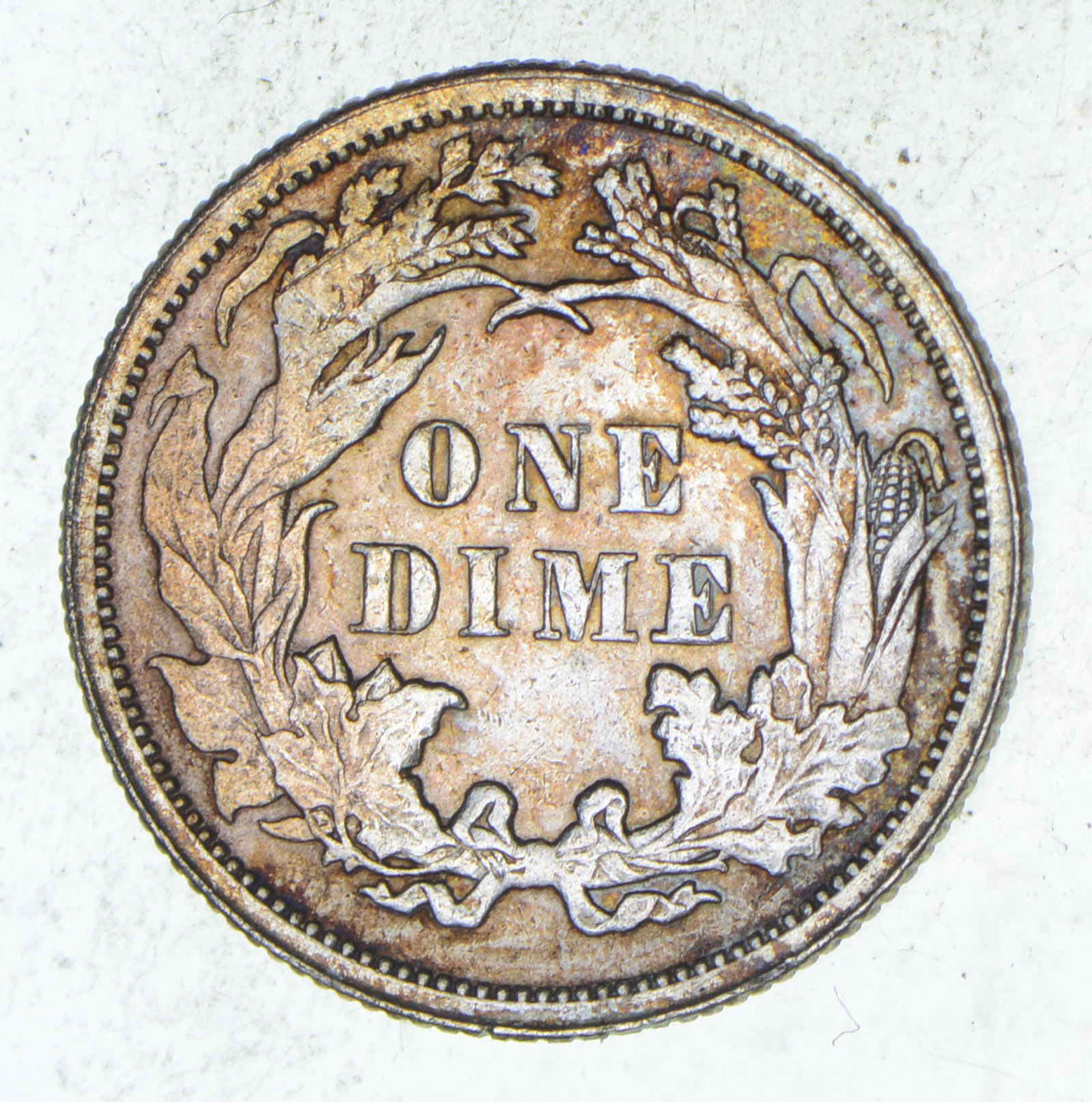 1876 Seated Liberty Silver Dime - Choice | Property Room