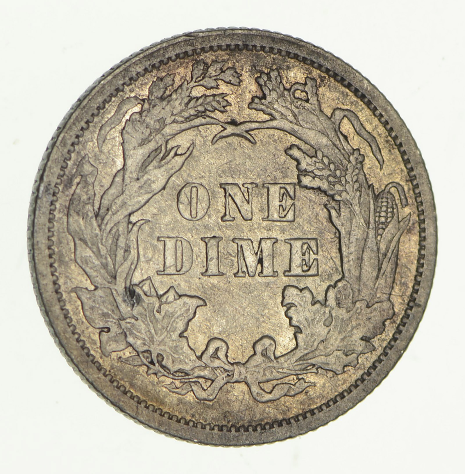 1876 Seated Liberty Silver Dime - Circulated | Property Room