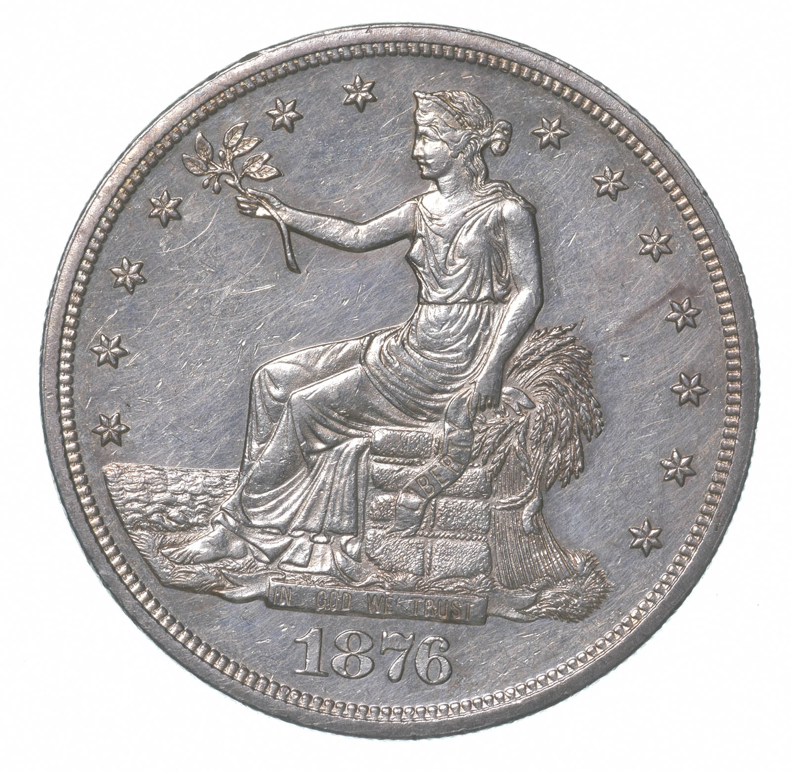 1876 Seated Liberty Trade Dollar | Property Room