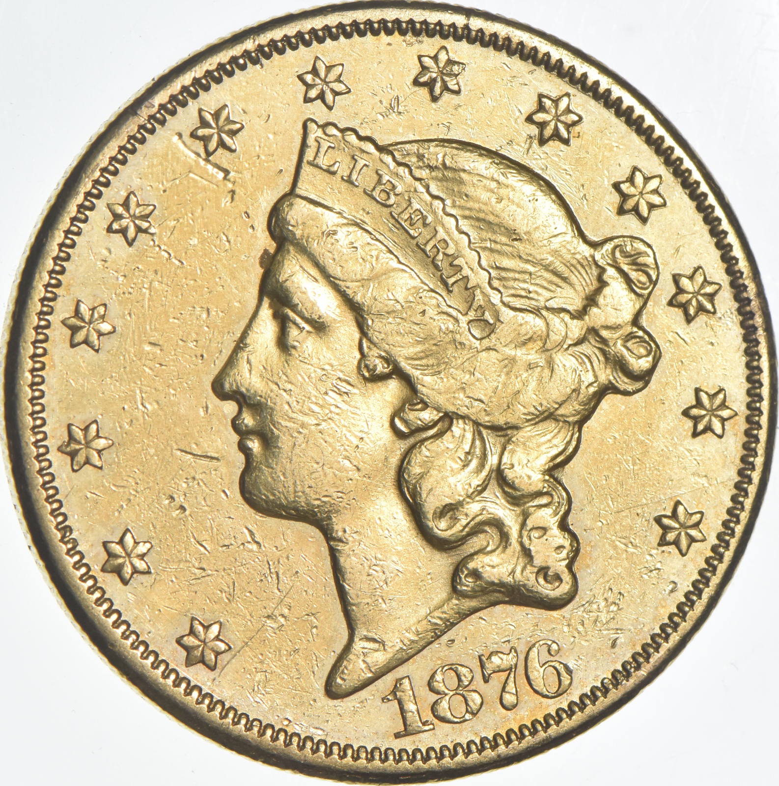 1876-CC $20 Liberty Head Gold Double Eagle | Property Room