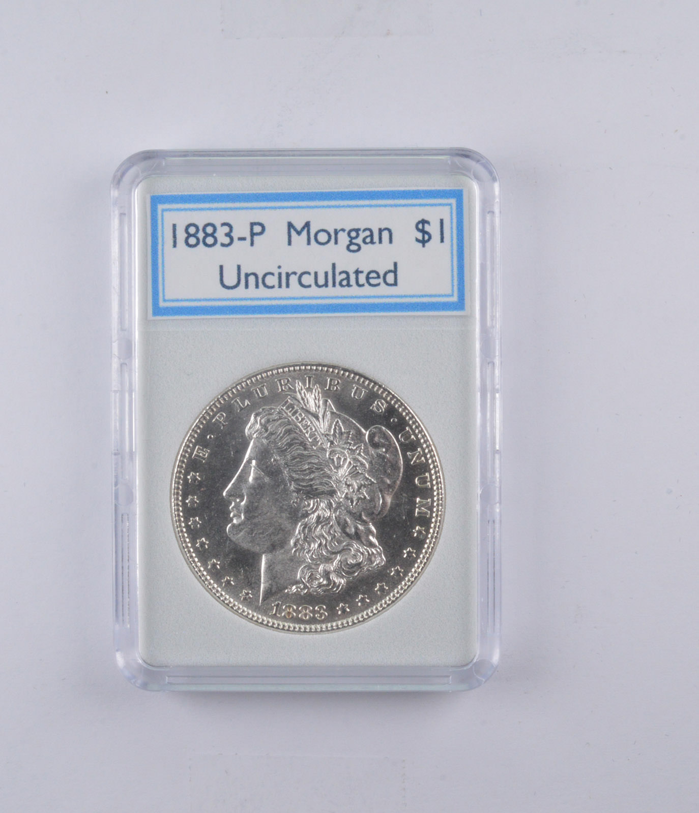 1883-P Morgan Silver Dollar Beauifully Displayed | Property Room
