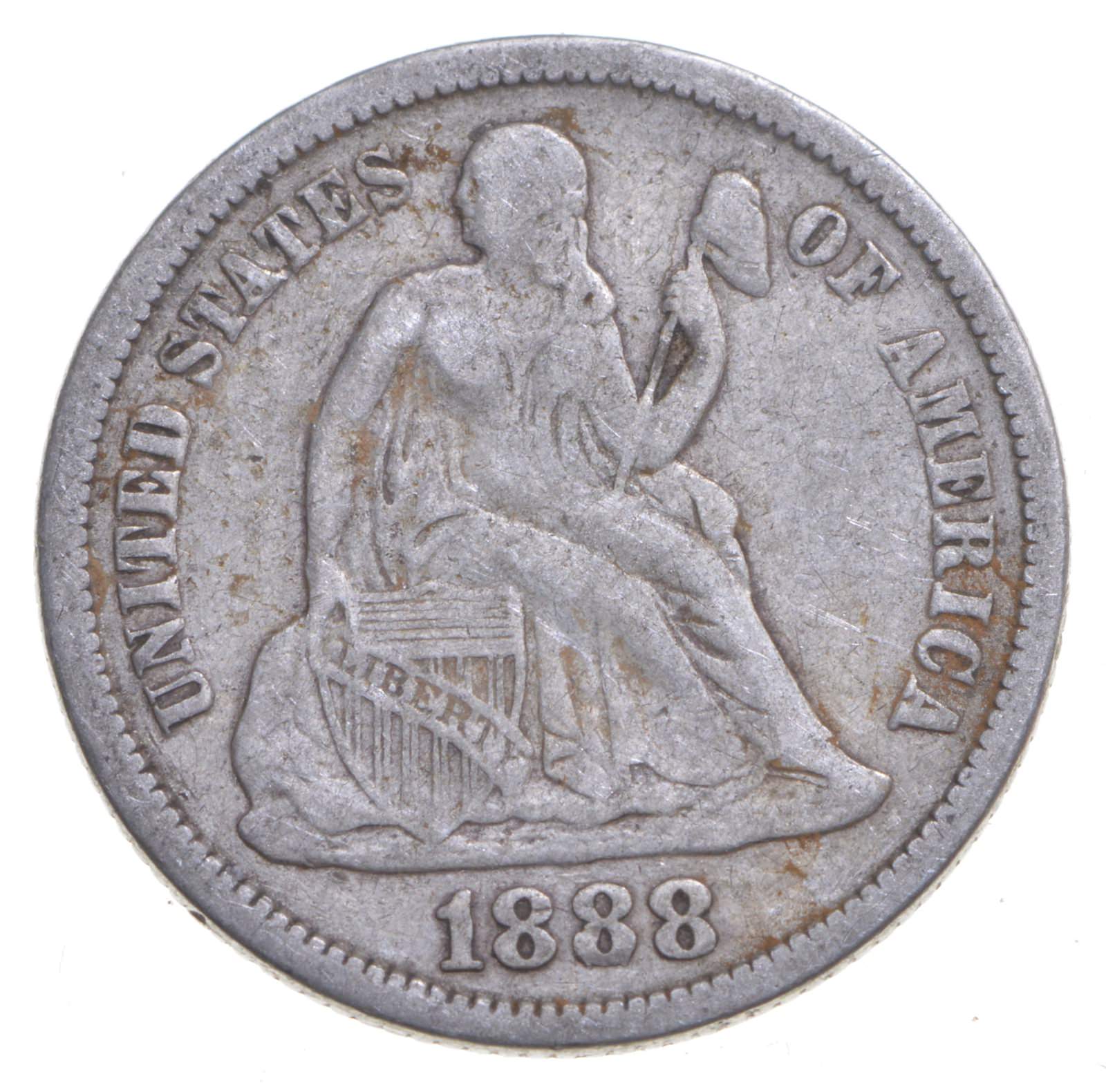 1888 Seated Liberty Dime - Charles Coin Collection | Property Room