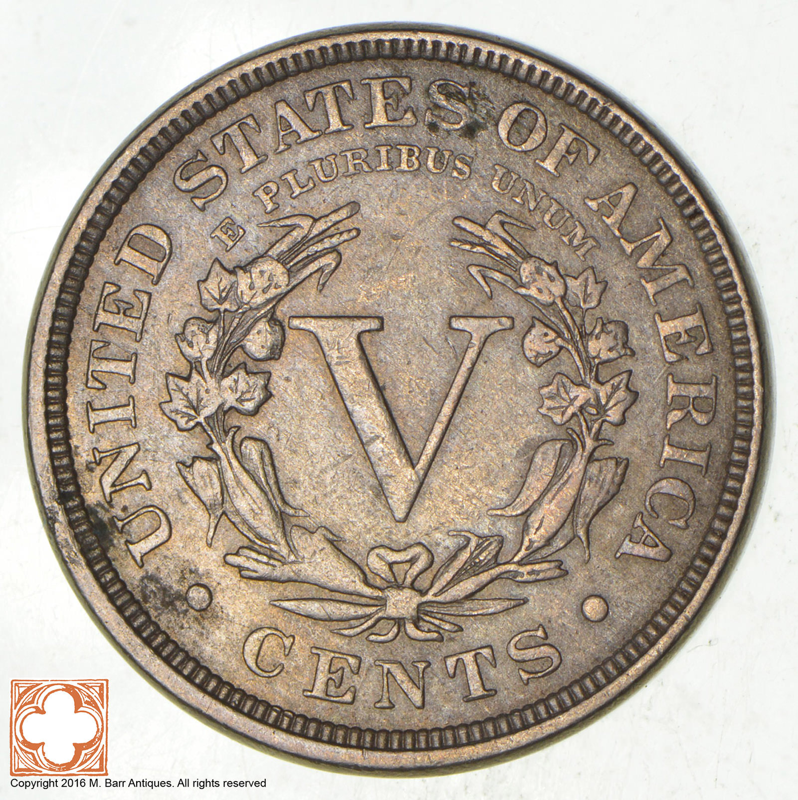 RARE - 1891 Liberty V Nickel - CRISP Detail | Property Room