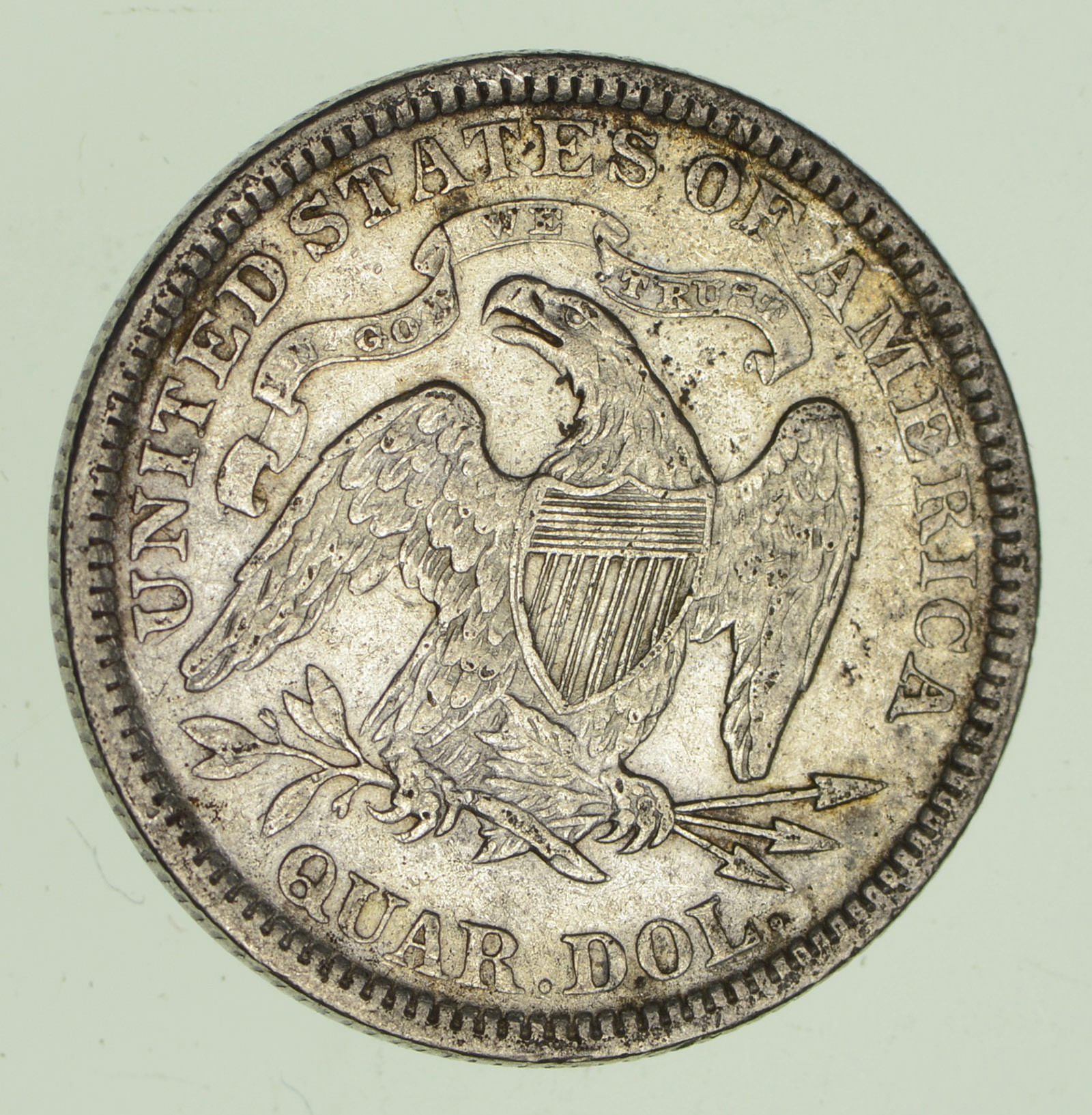 1891 Seated Liberty Silver Quarter - Variety 4 - Circulated | Property Room