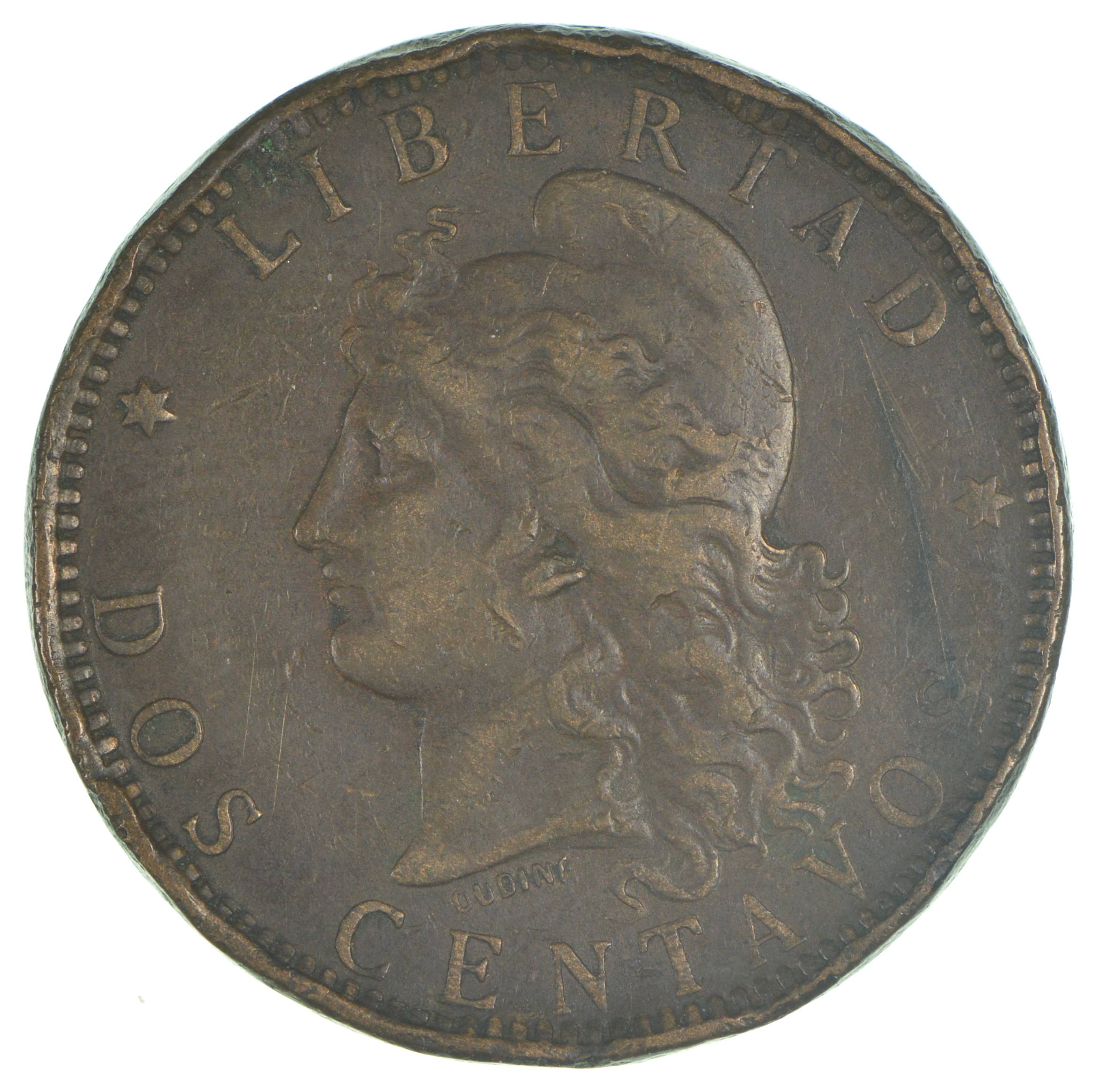 1893 Argentina 2 Centavos | Property Room
