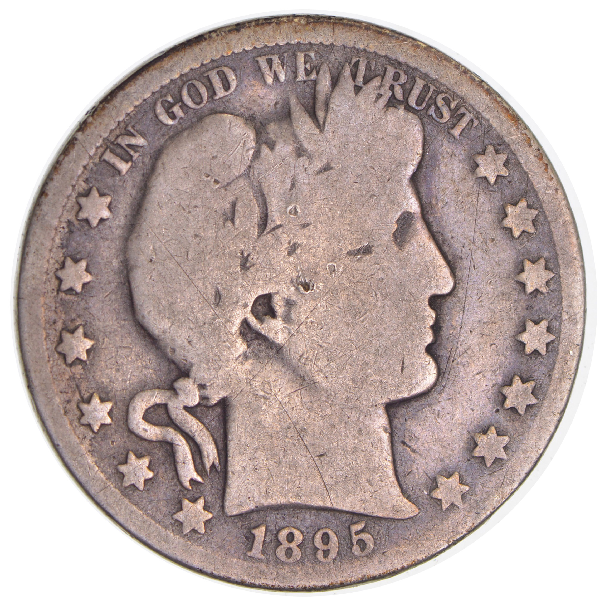 1895-O Barber Silver Half Dollar | Property Room