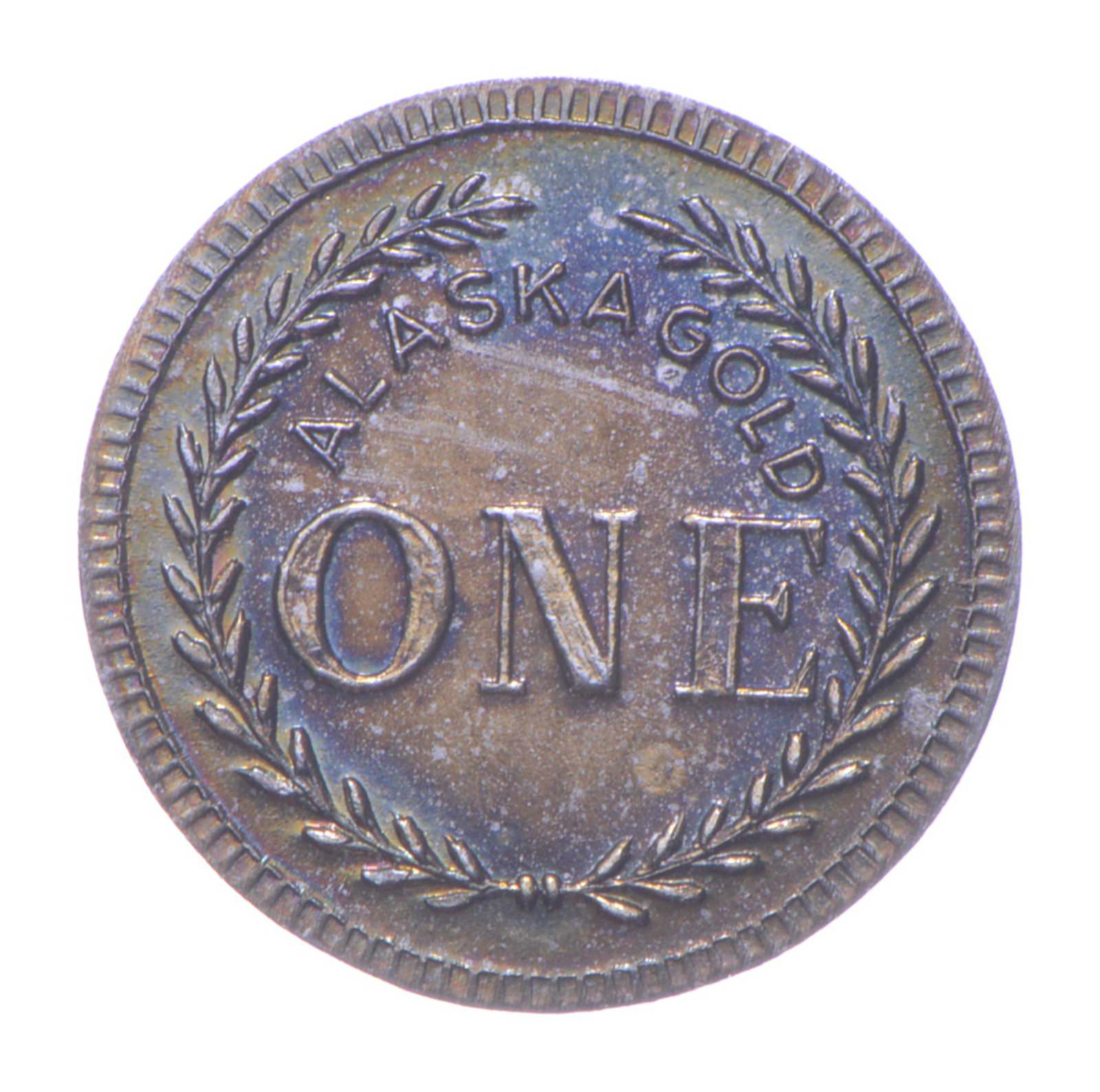 1897 Indian Head Alaska Gold Rush Souvenir Token | Property Room