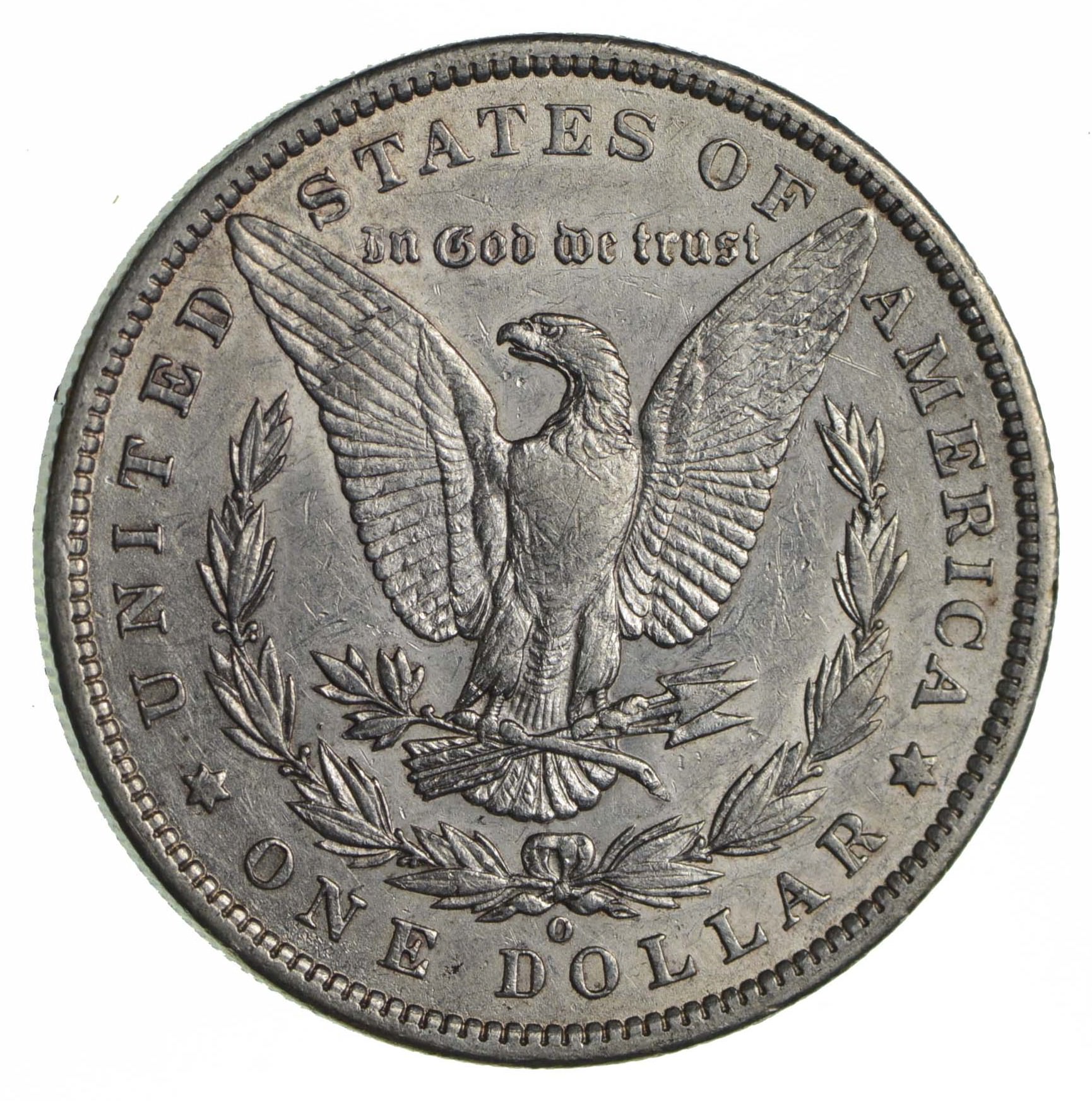 1897-O Morgan Silver Dollar - Near Uncirculated | Property Room