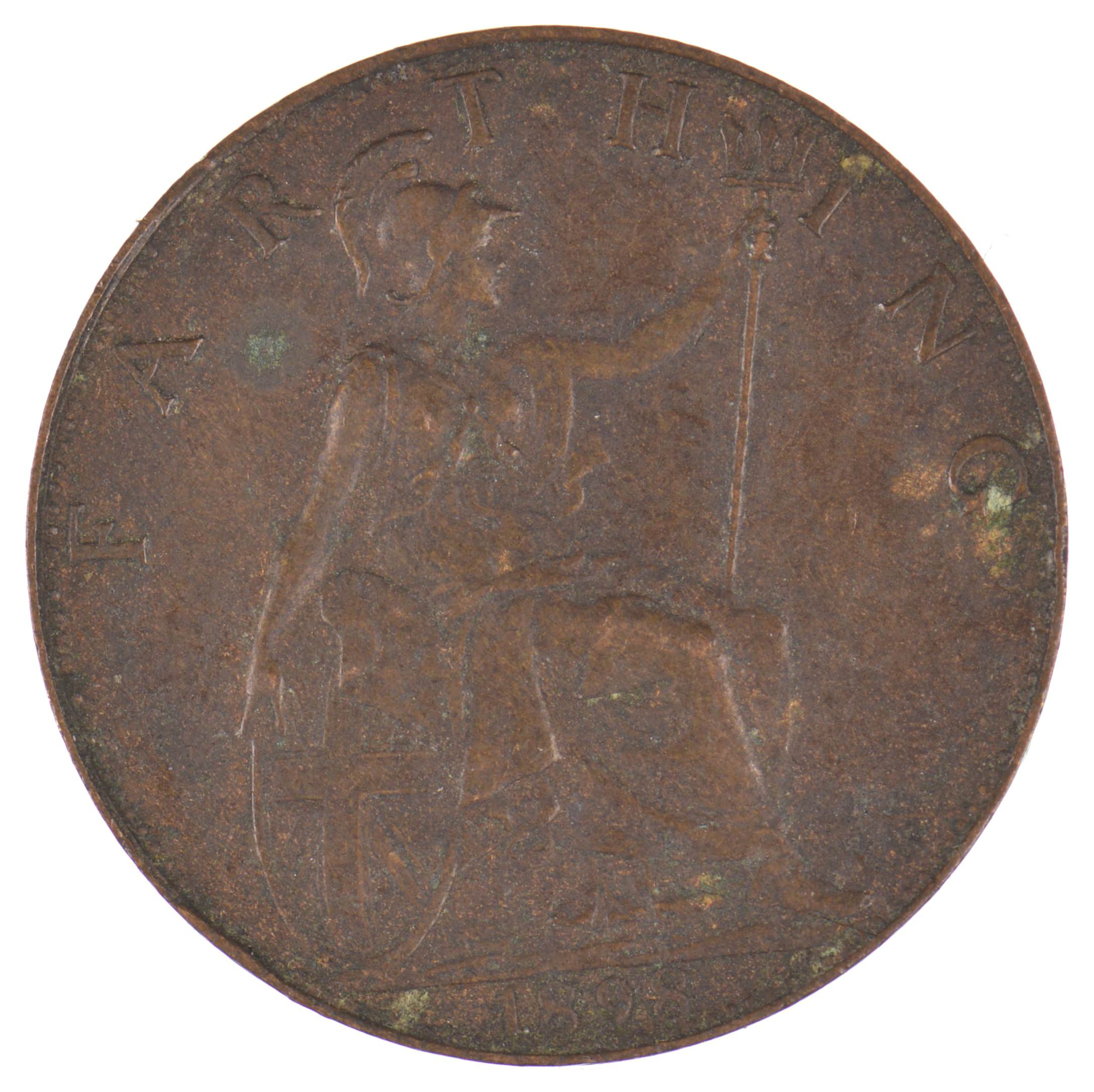 1898 Great Britain Farthing Queen Victoria | Property Room