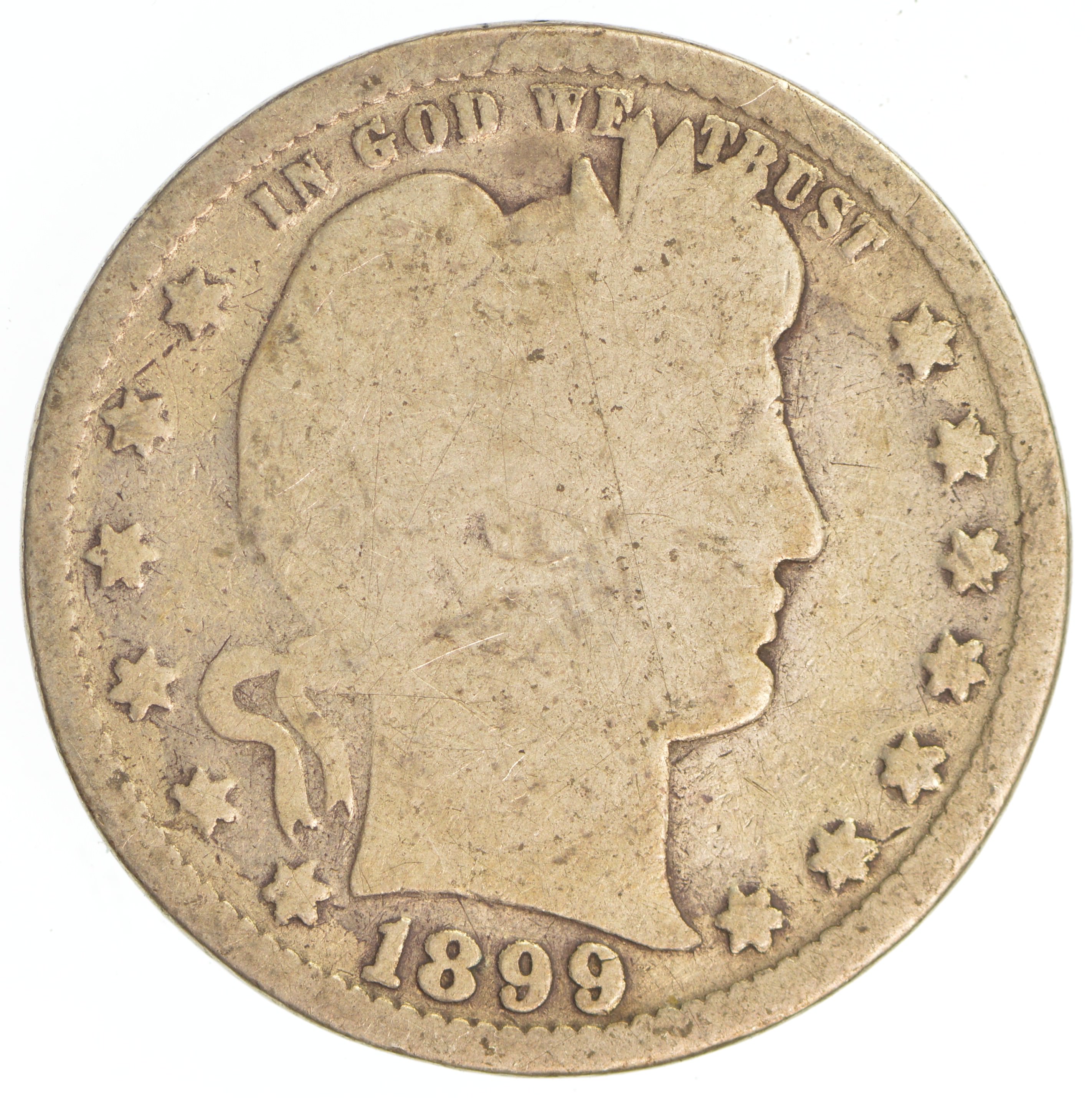 1899 Liberty Barber 90% Silver US Quarter | Property Room