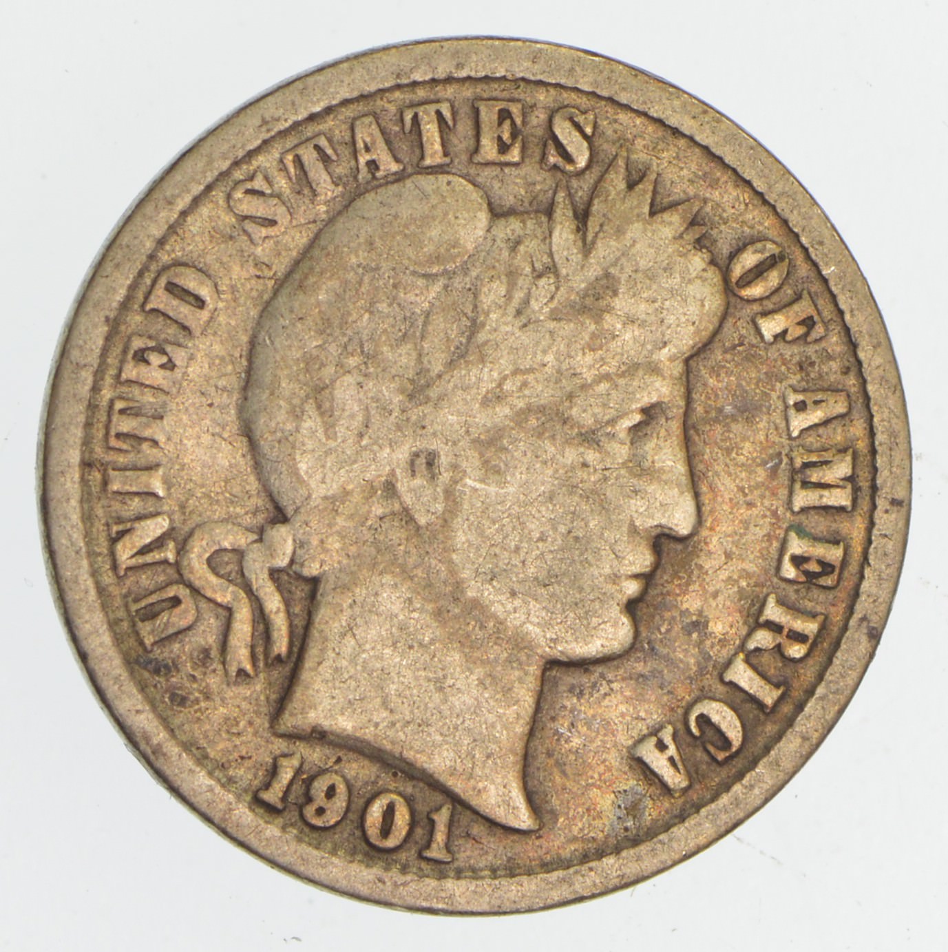 1901 Barber Dime | Property Room