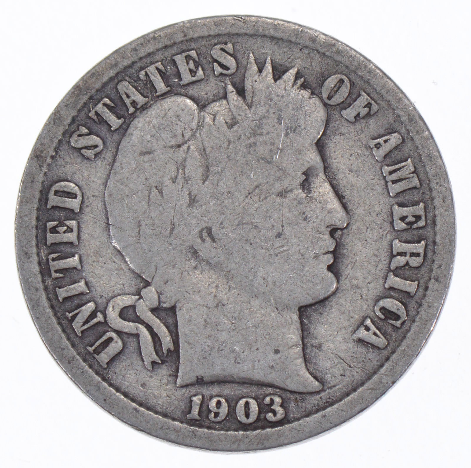 1903 Barber Liberty 90% Silver United States Dime | Property Room
