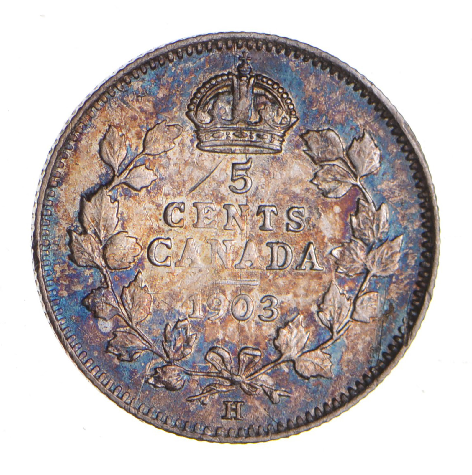 1903 Canada 5 Cents - Toned - Choice | Property Room