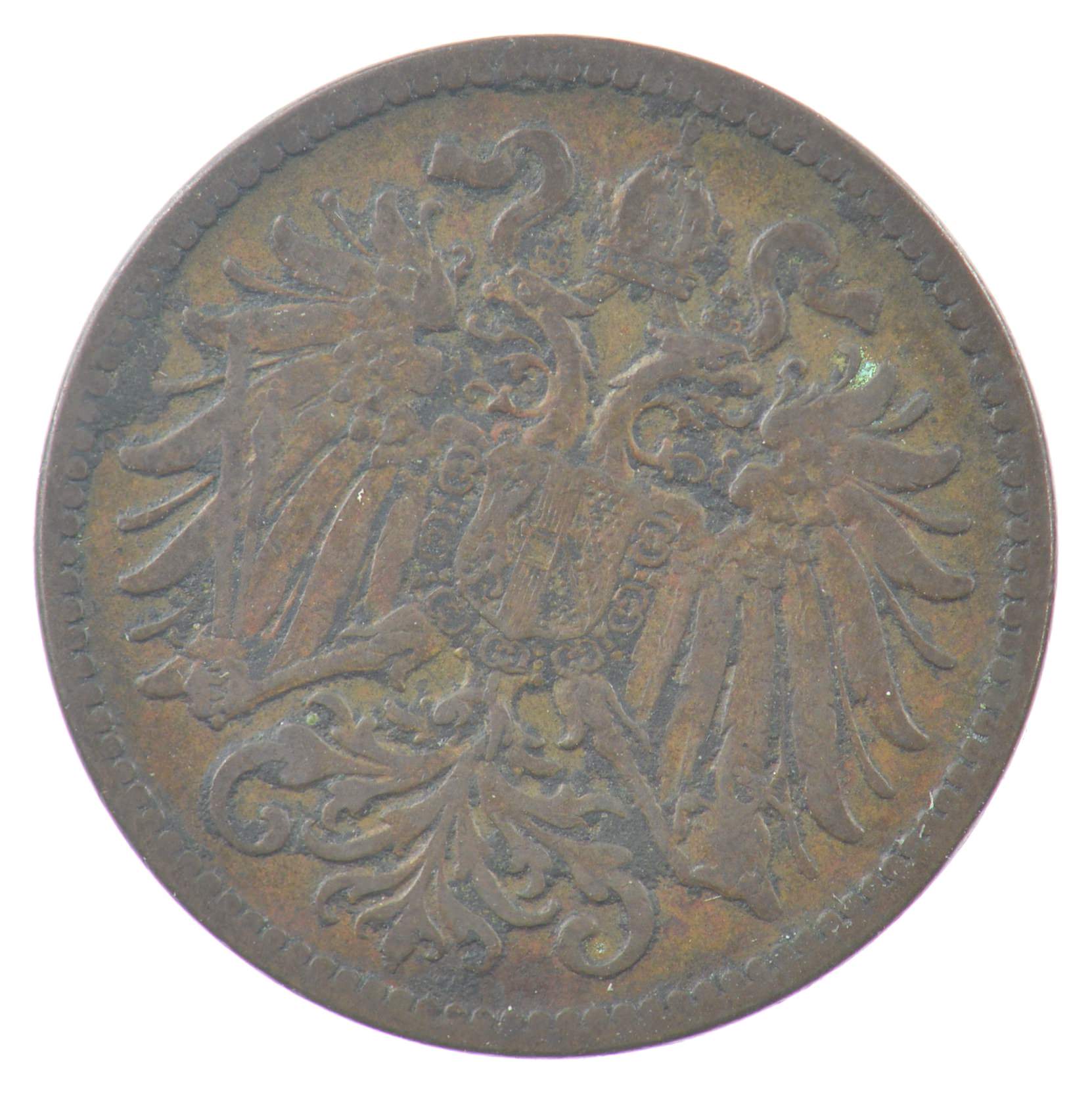 1907 Austria 2 Heller | Property Room