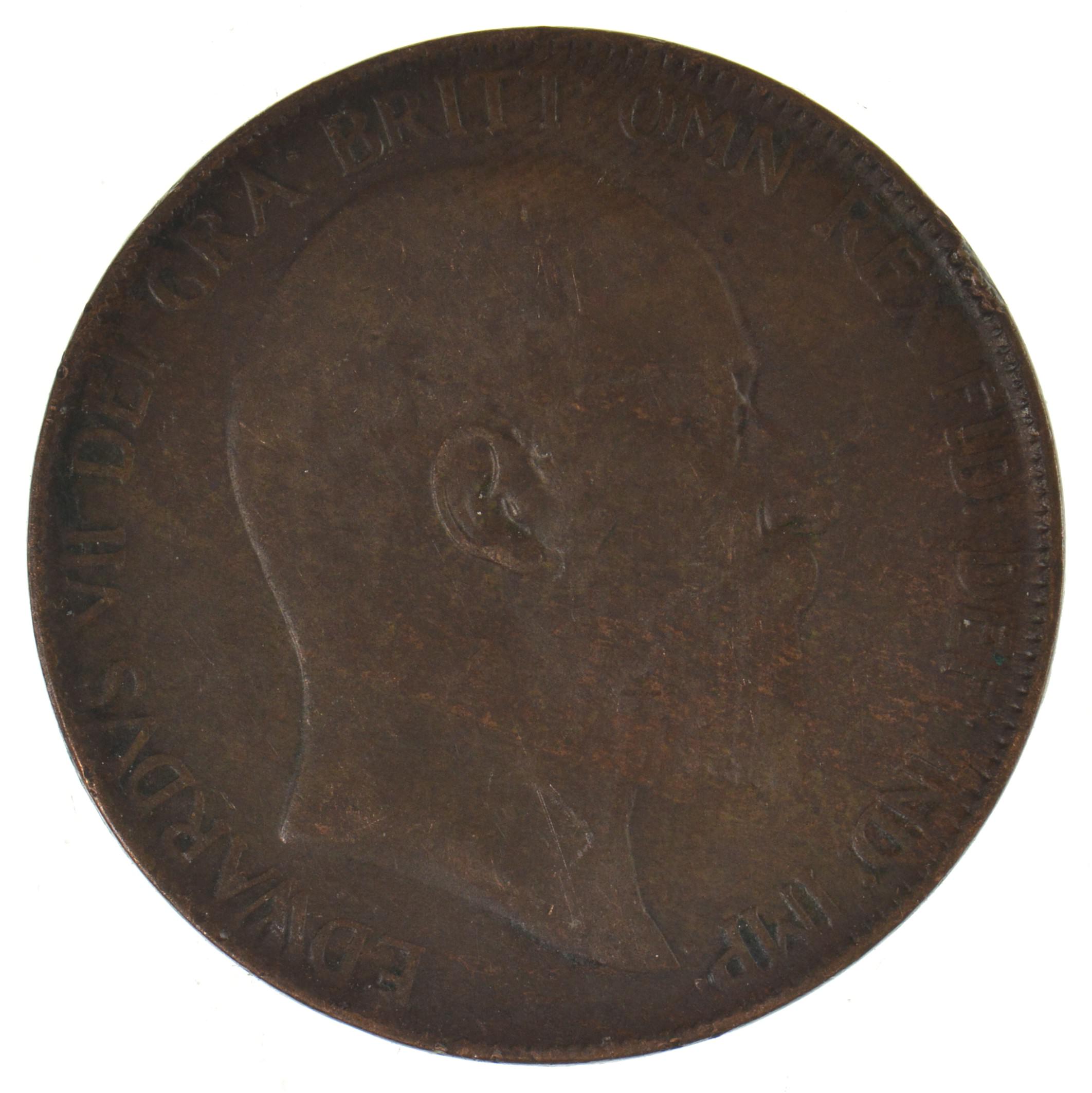 1907 Great Britain One Penny King Edward VII | Property Room