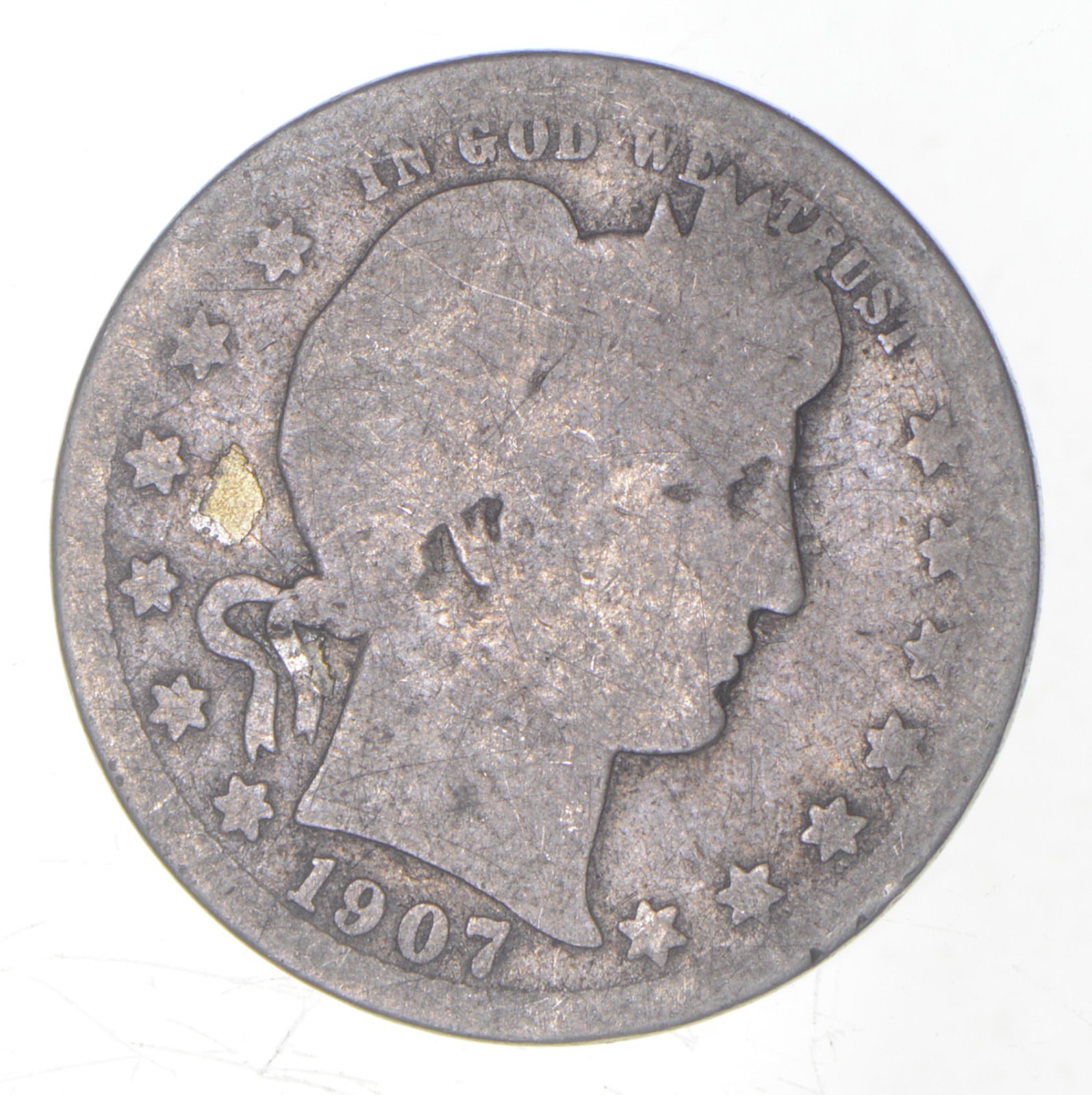 1907-S Barber Quarter - Charles Coin Collection | Property Room