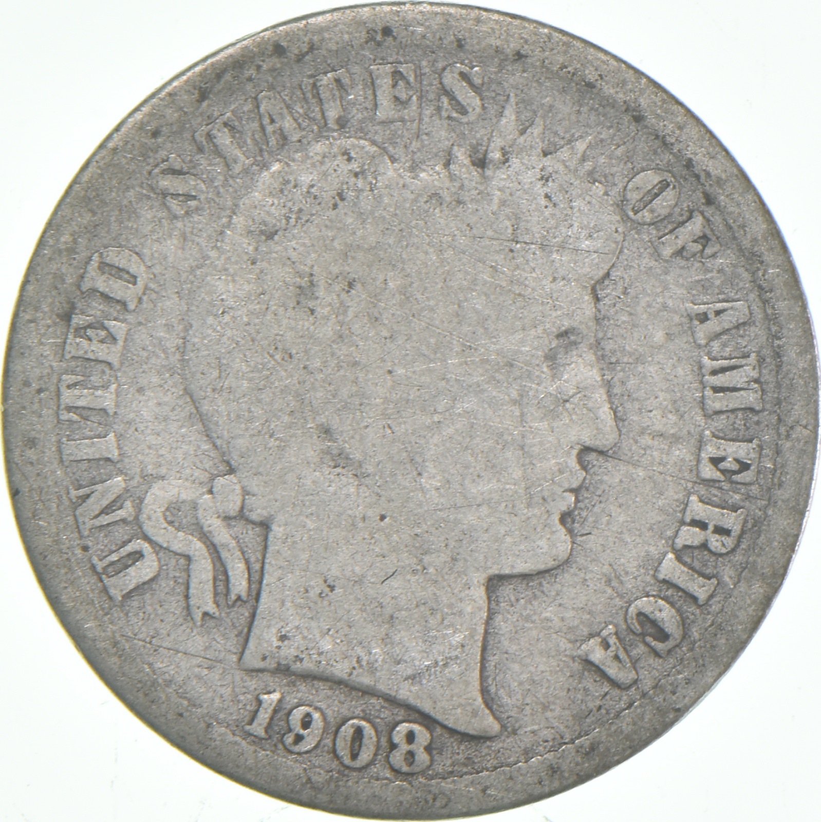 1908-O Barber Dime | Property Room