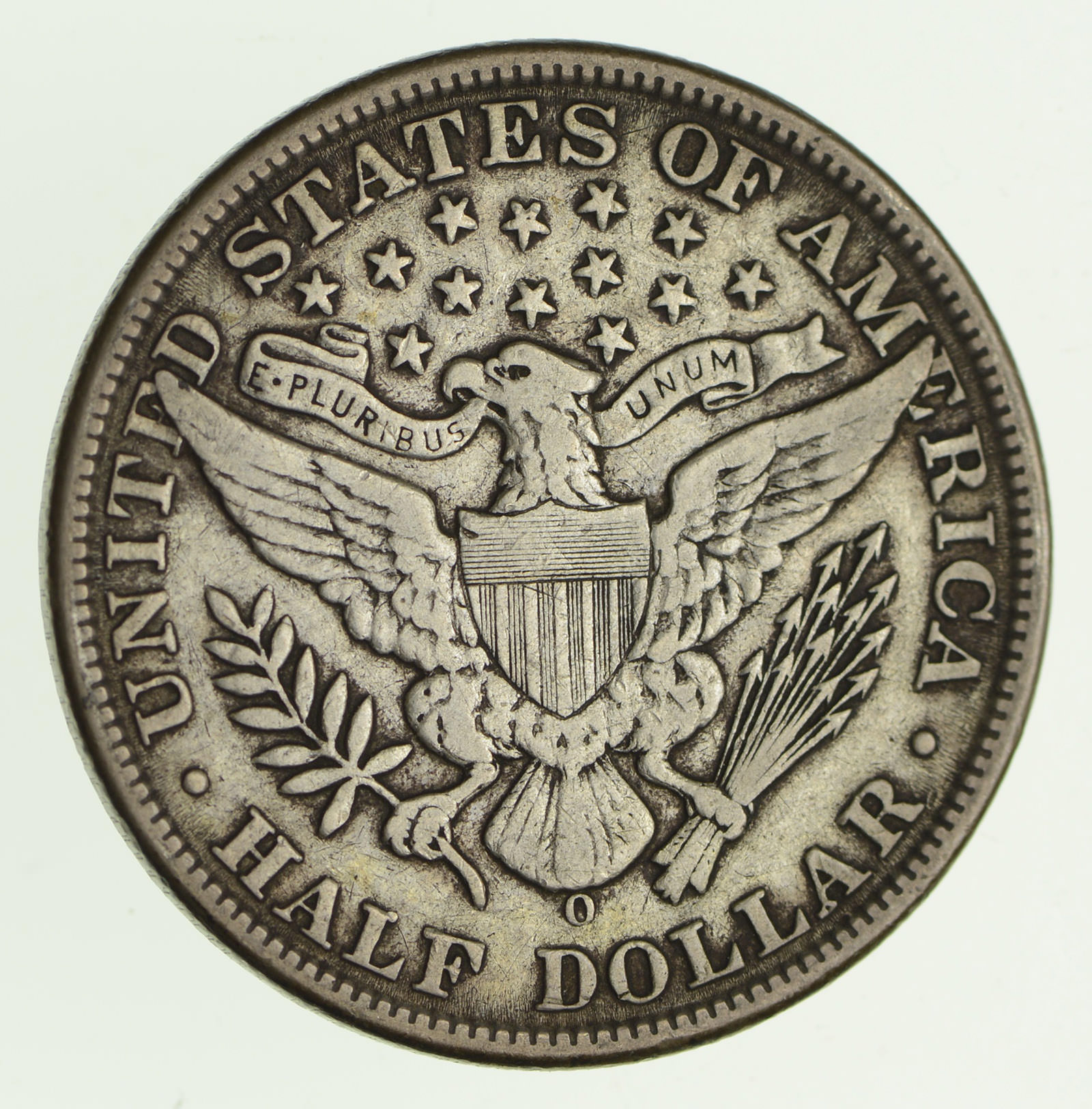1908-O Barber Silver Half Dollar - Circulated | Property Room
