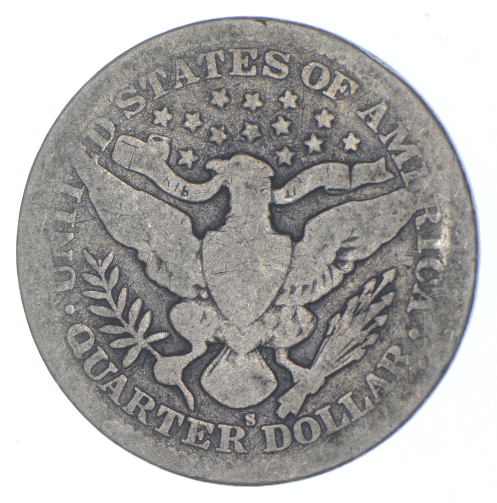 1908-S Barber Quarter - Charles Coin Collection | Property Room