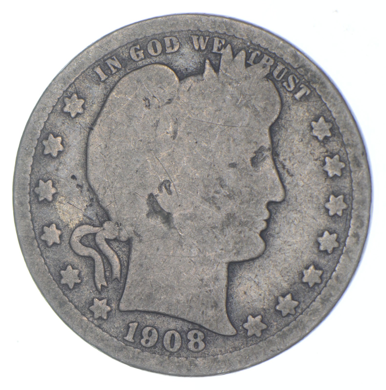 1908-S Barber Quarter - Charles Coin Collection | Property Room