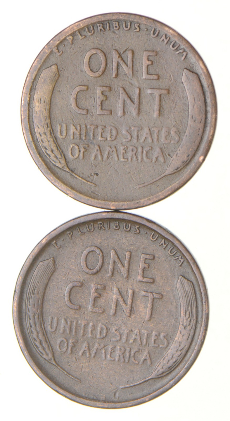 1909 & 1909-V.DB. Lincoln Wheat Cent - 2 Coin Set - Variety Collection ...