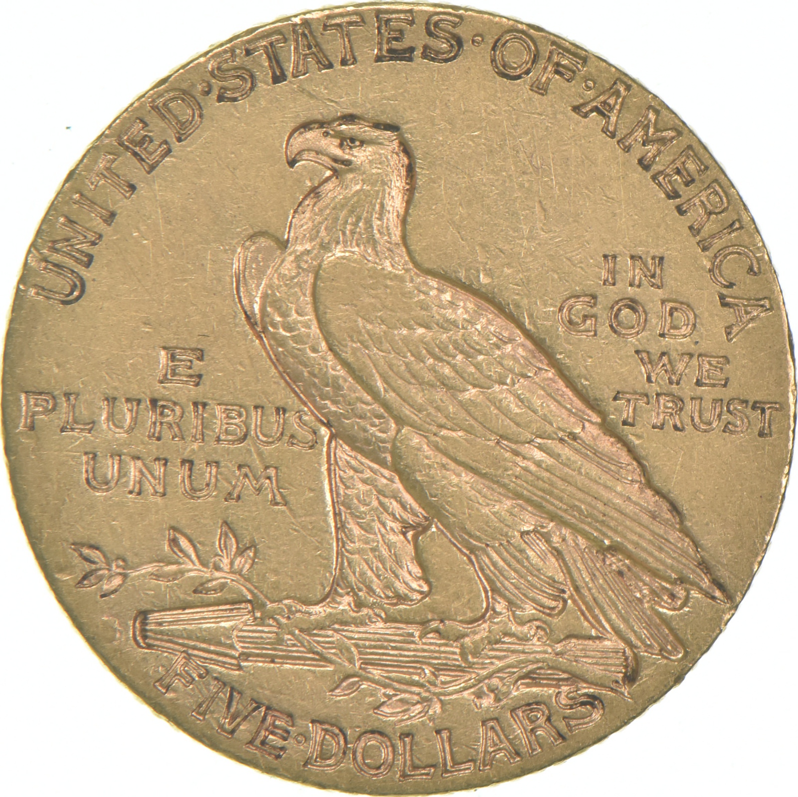 1911-S $5 Indian Head Gold Half Eagle | Property Room