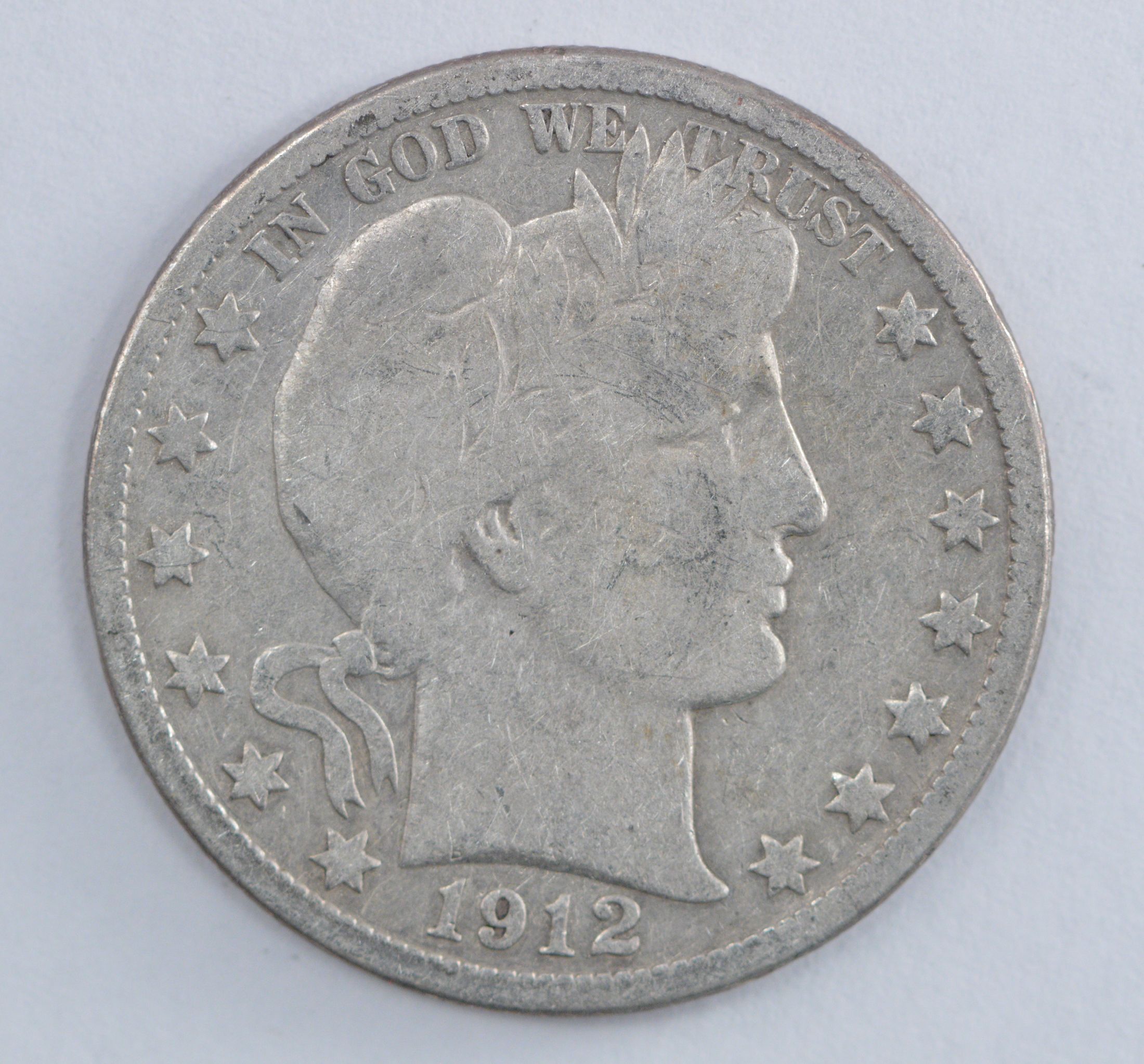 1912-D Barber/Liberty Head Half Dollar | Property Room