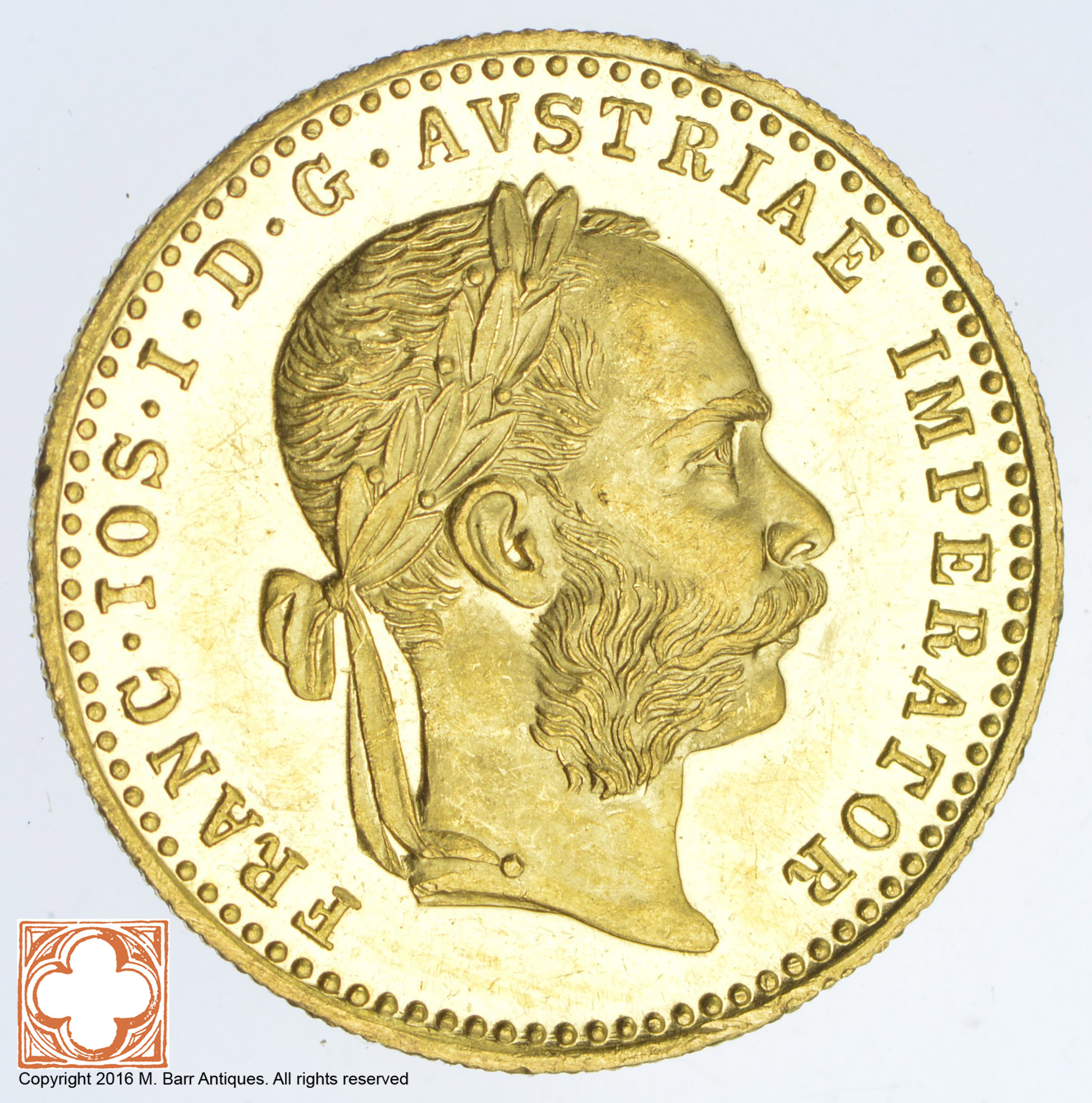1915 Austria 1 Ducat Gold | Property Room
