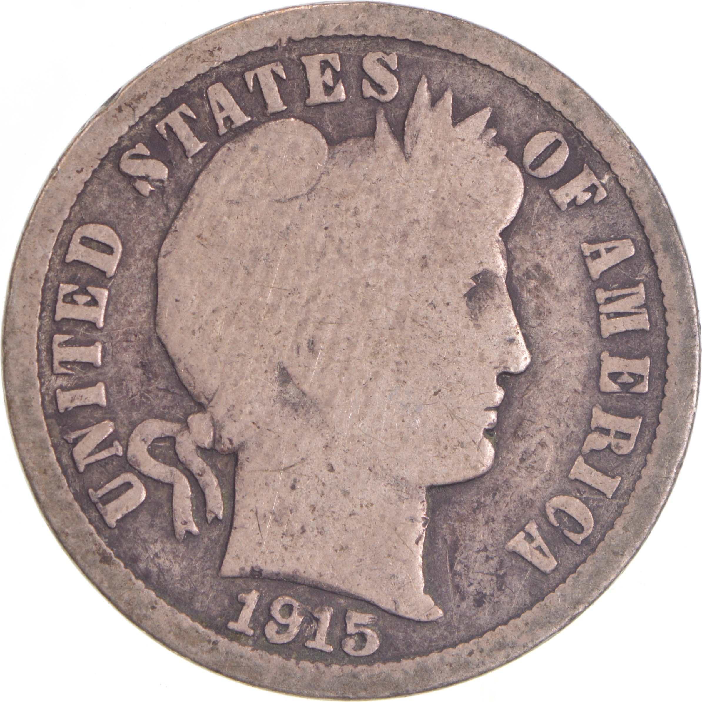 1915 Barber Liberty 90% Silver United States Dime | Property Room