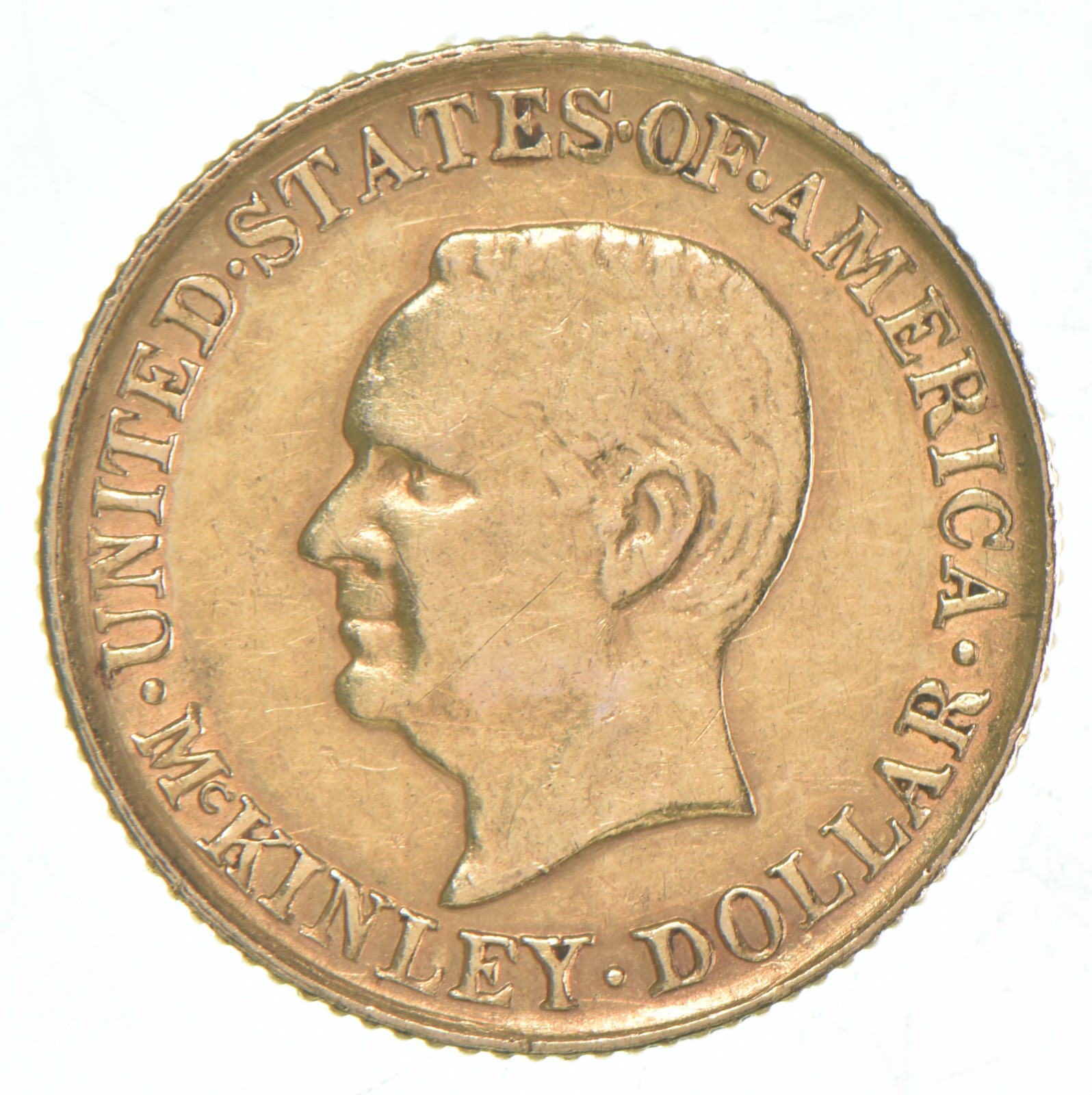 1916 $1 McKinley Birthplace Memorial Gold Dollar .0484 AGW | Property Room