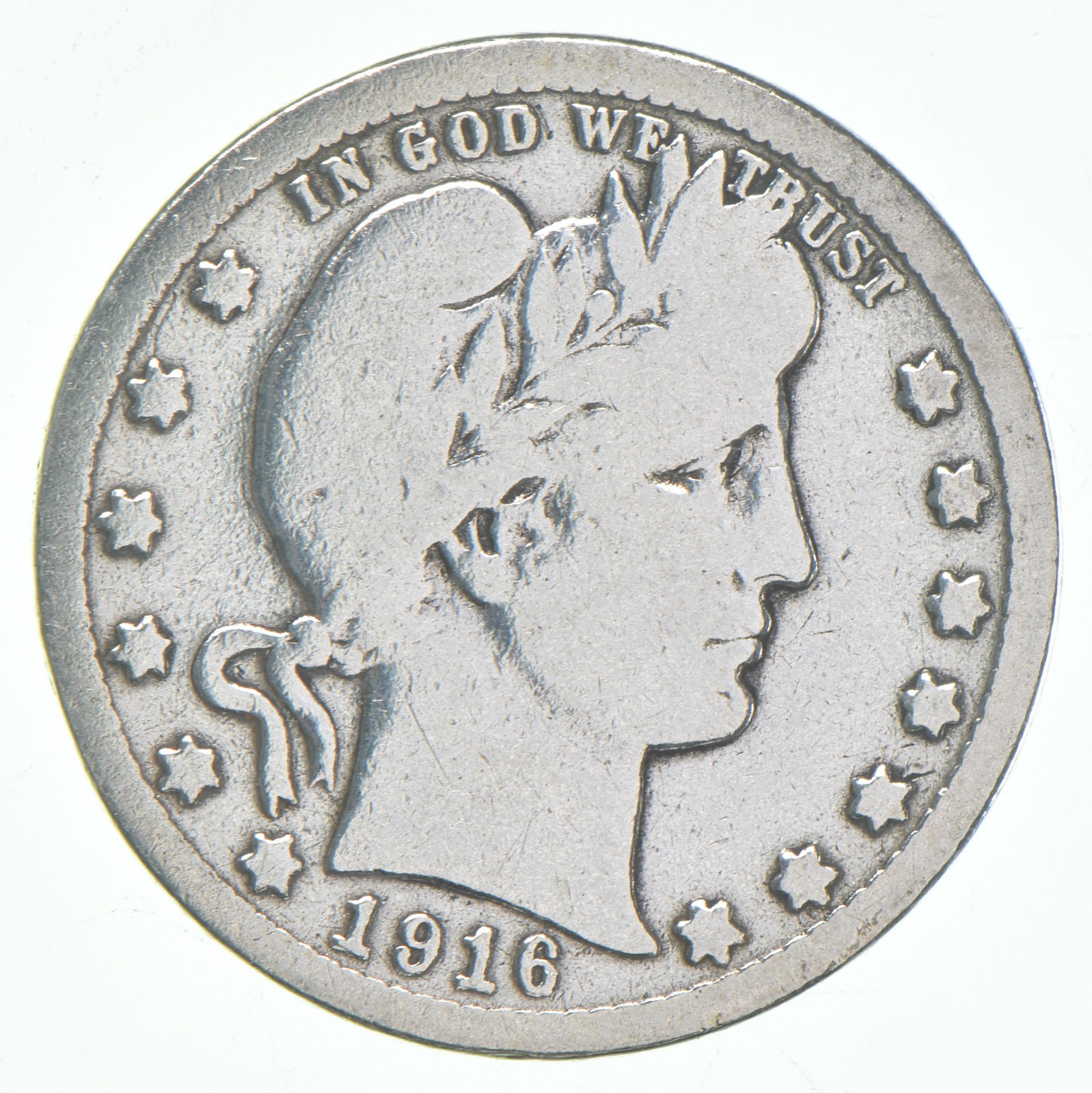 1916-D Barber Quarter | Property Room