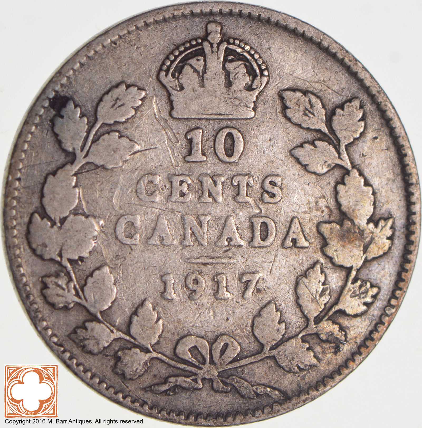1917 Canada 10 Cents | Property Room