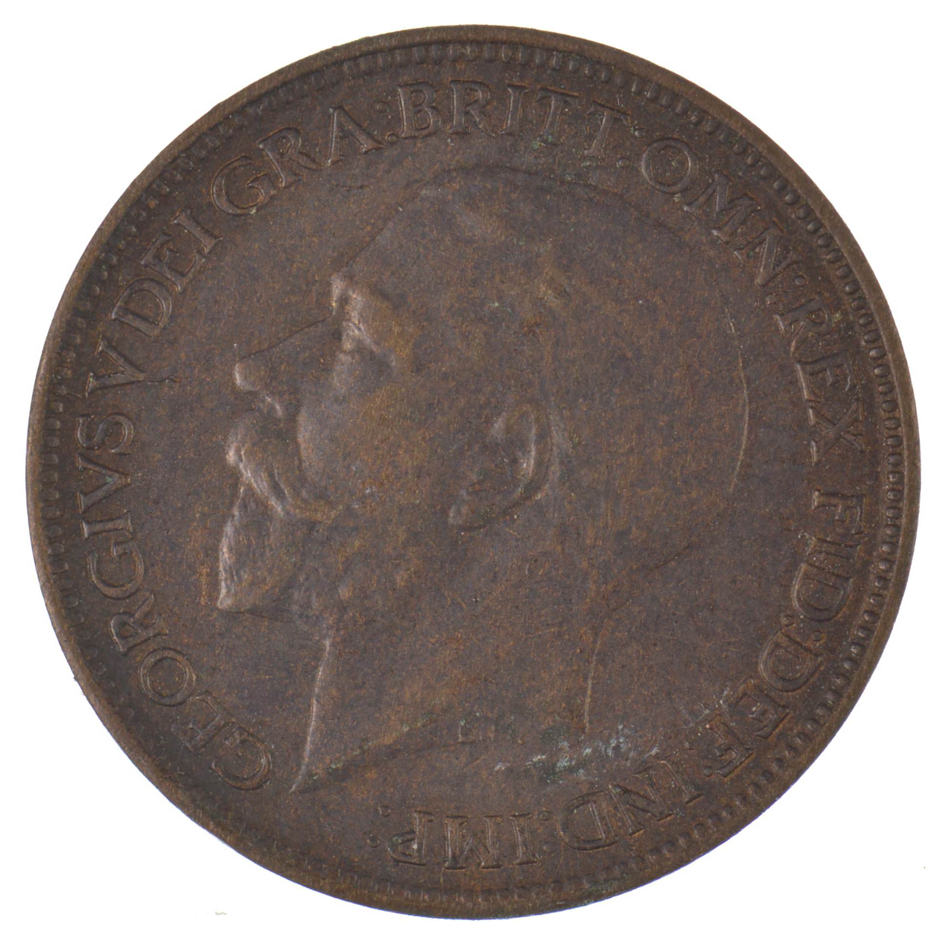 1917 Great Britain Farthing King George V | Property Room