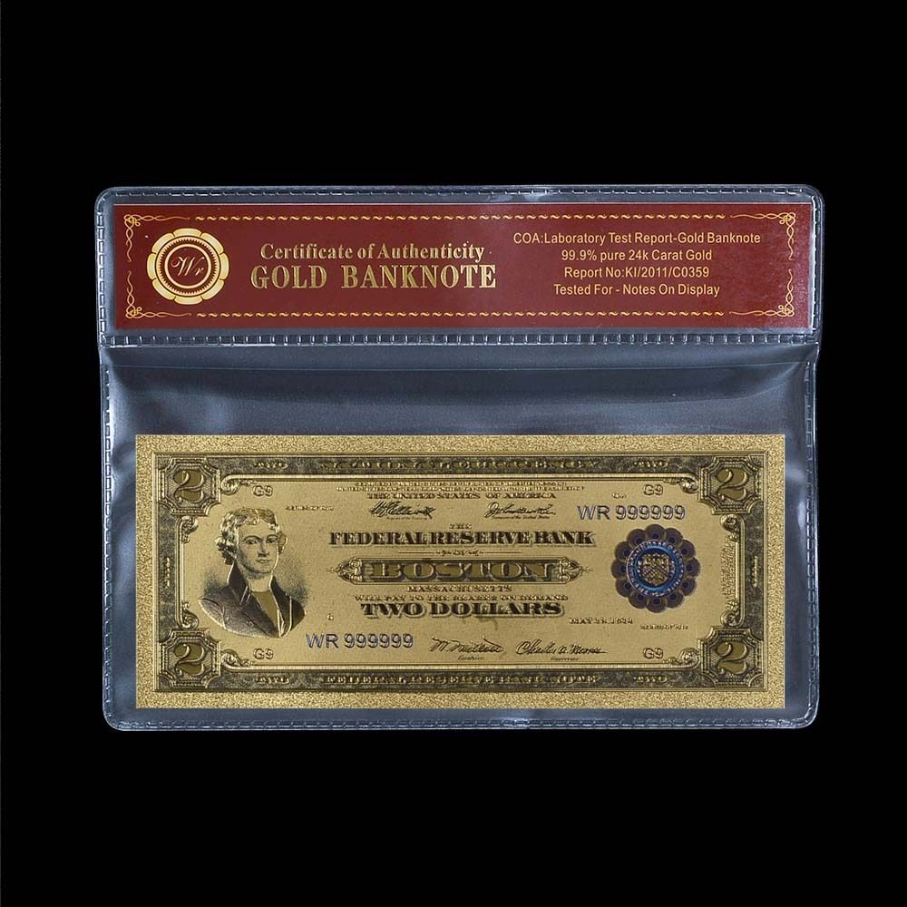 1918 Boston - $2.00 Battleship - US Bank Note - Replica | Property Room