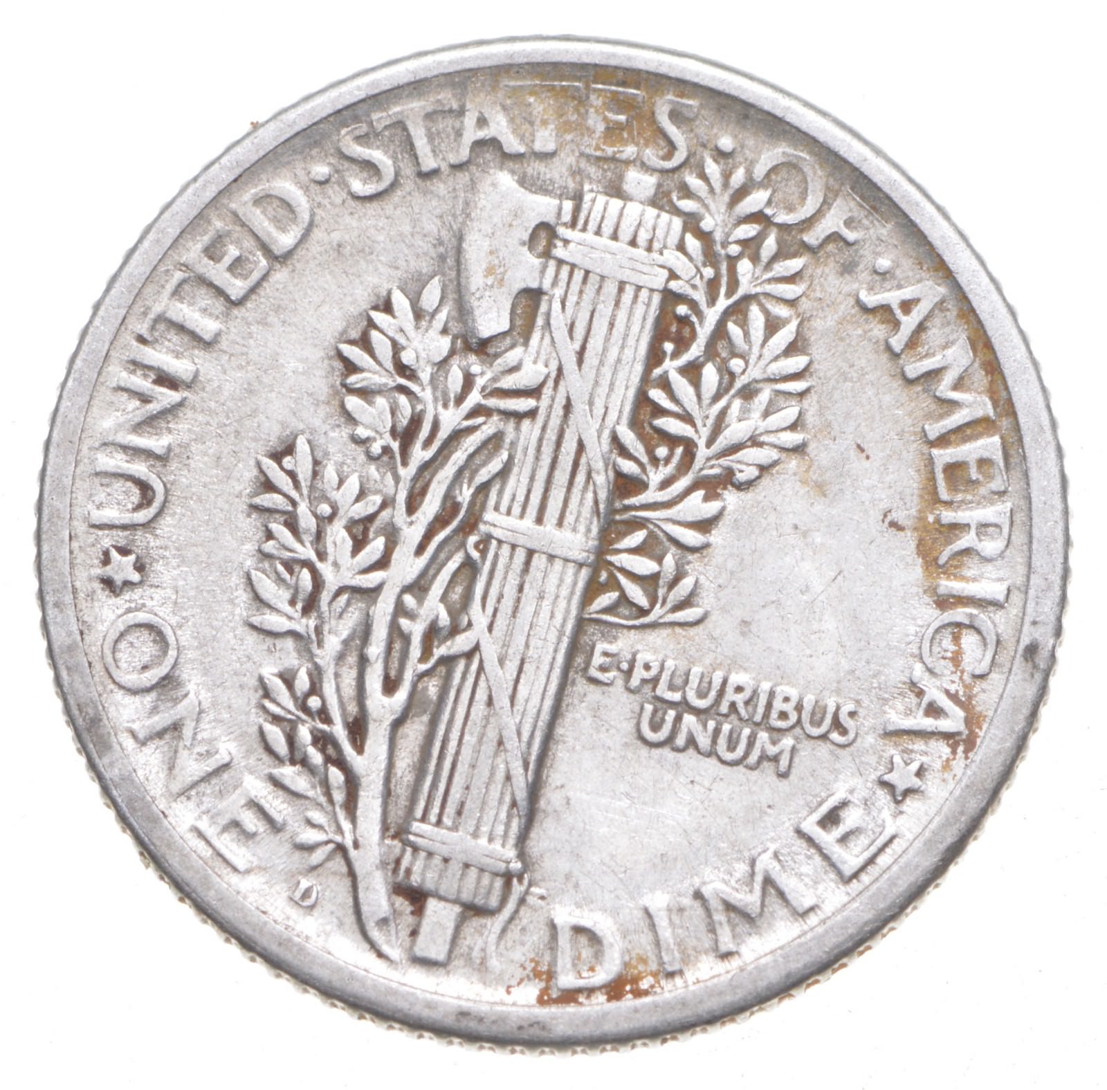 1918-D Mercury Silver Dime | Property Room
