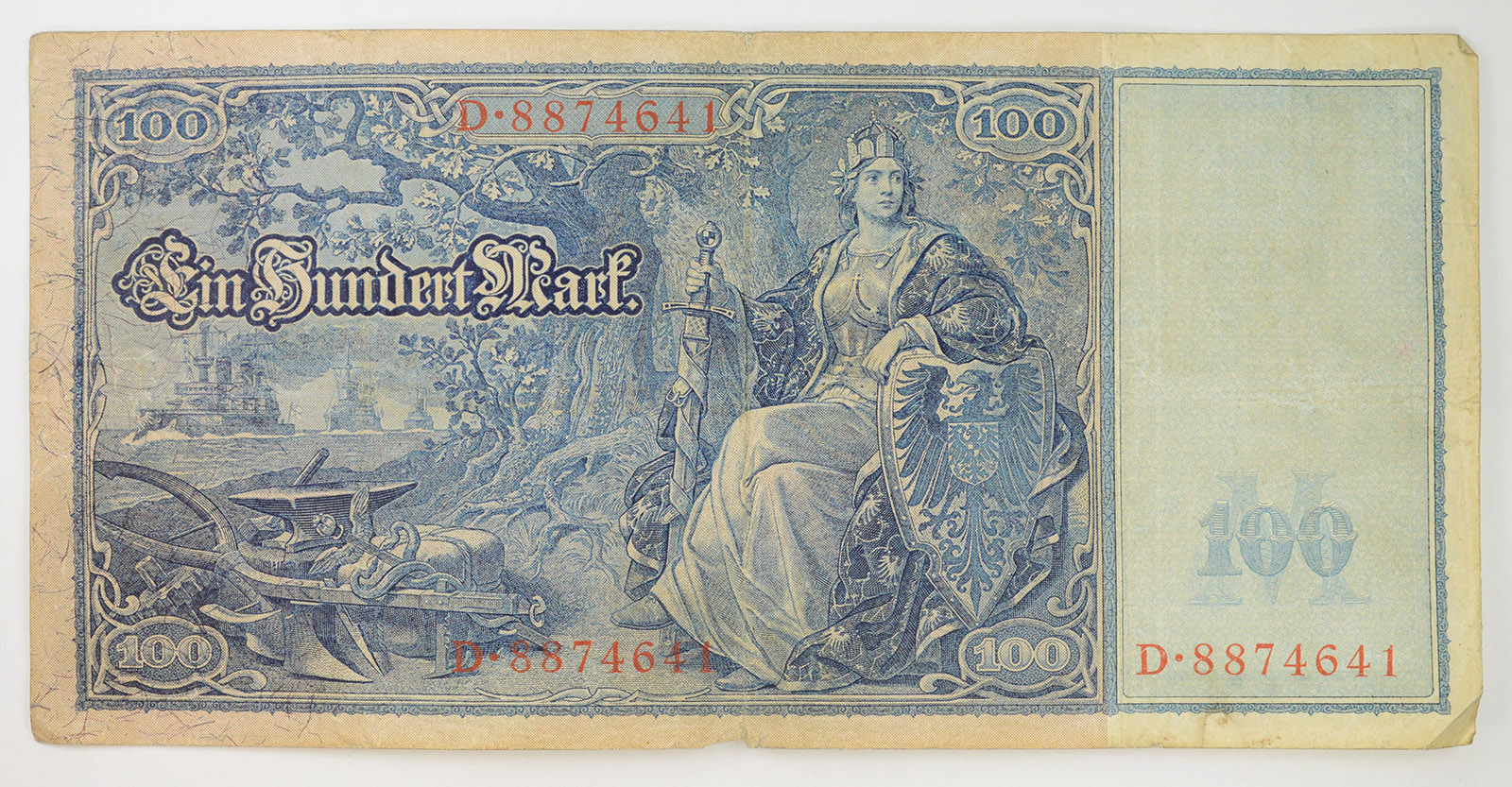 1920 Berlin 100 Reichsmark - German Collectible Reichsbanknote ...